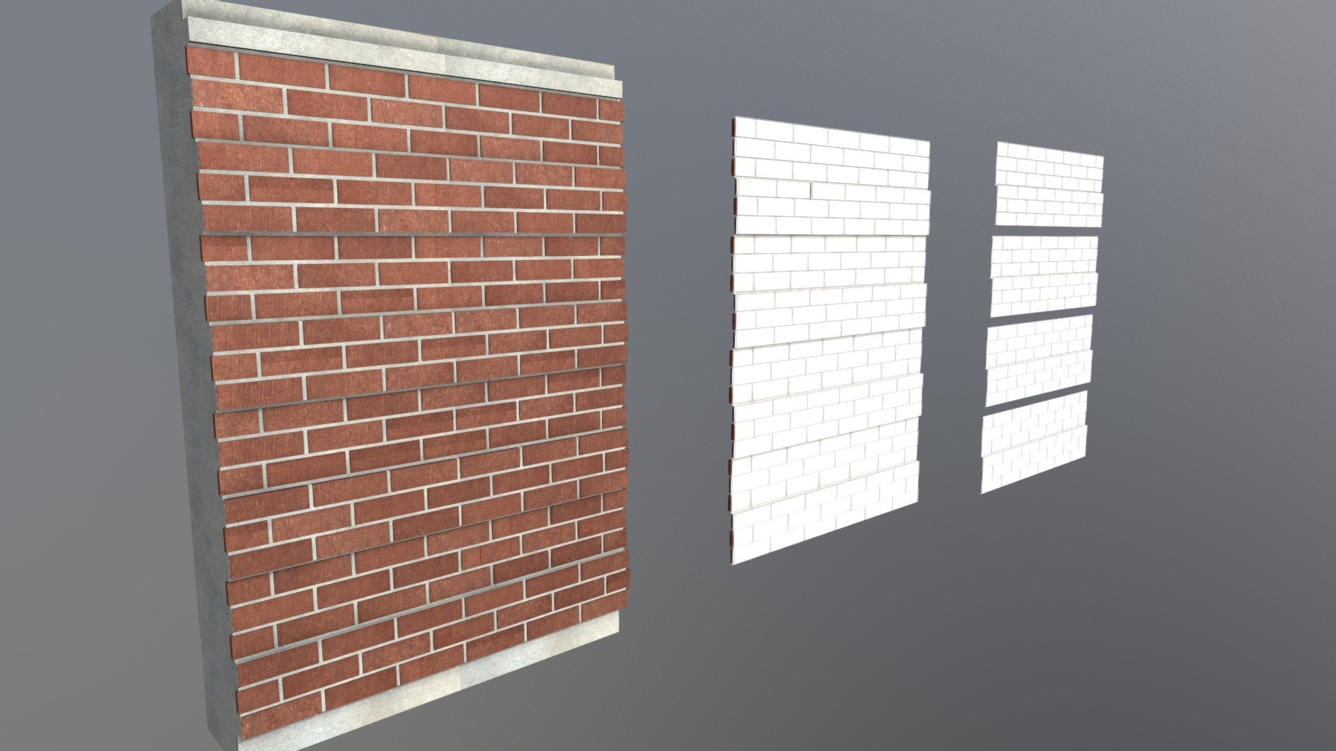 step brick pattern - Download Free 3D model by InnovativeBrick [ec847fc ...