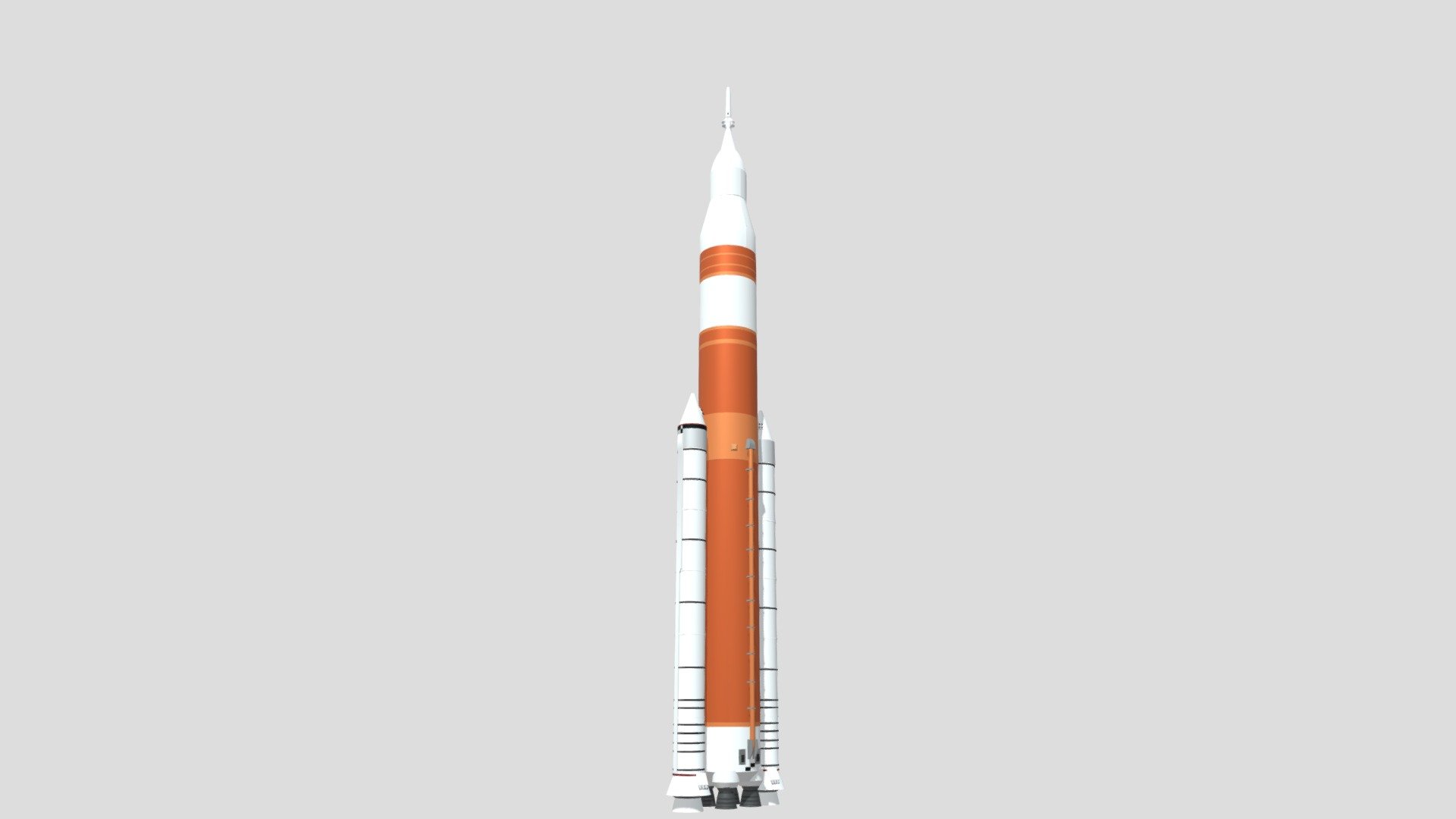 SLS Rocket Block 1B V2 - 3D model by Clarence365 [ec85826] - Sketchfab