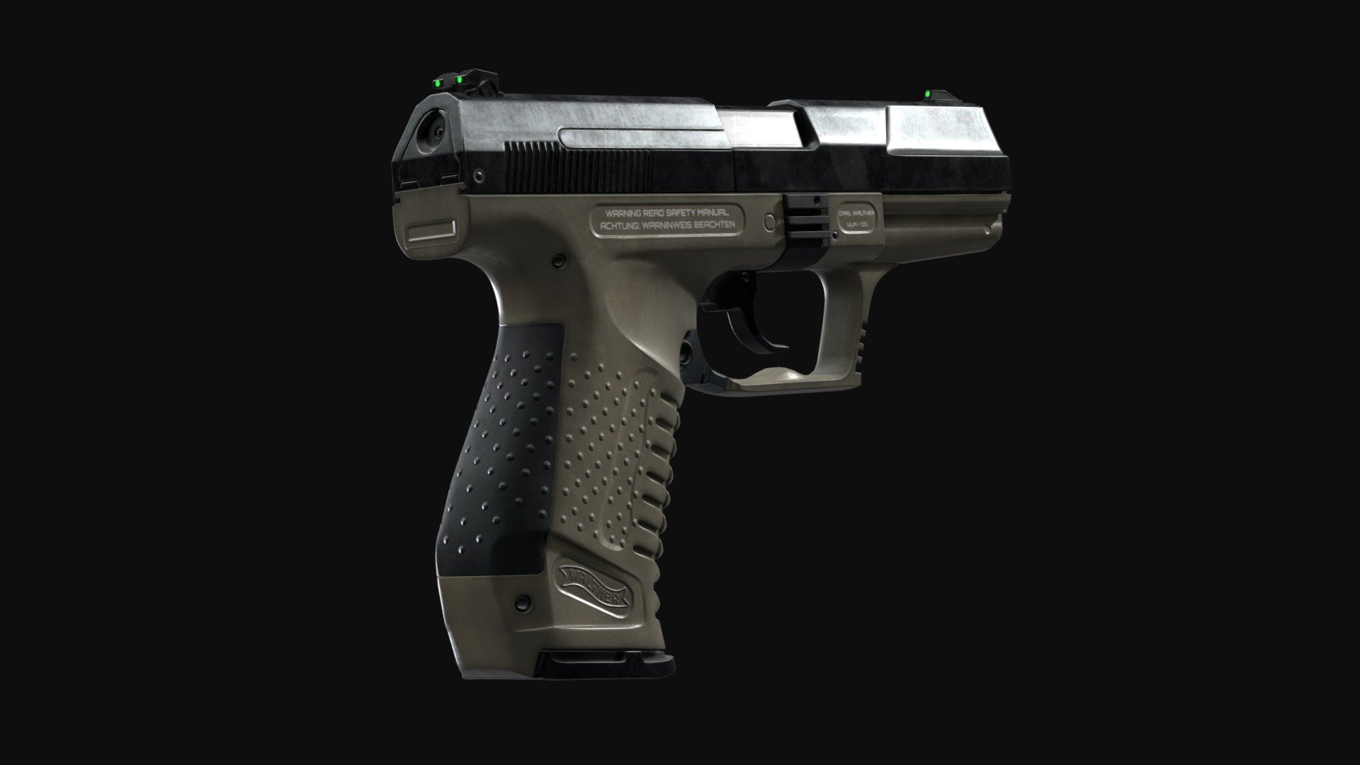 Walther P99 - 3D model by TraianDumbrava [ec89d64] - Sketchfab