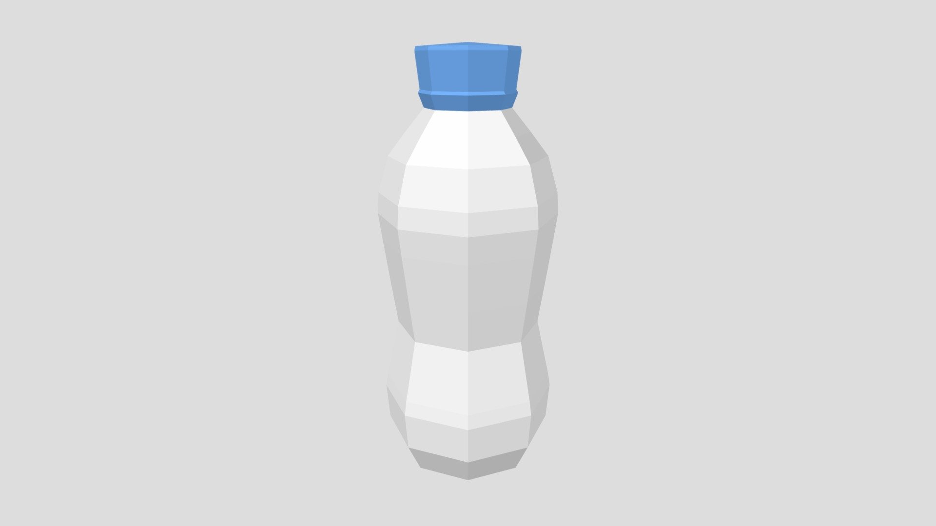 Lowpoly Bottle - 3D model by ilkaniu [ec8c7b9] - Sketchfab
