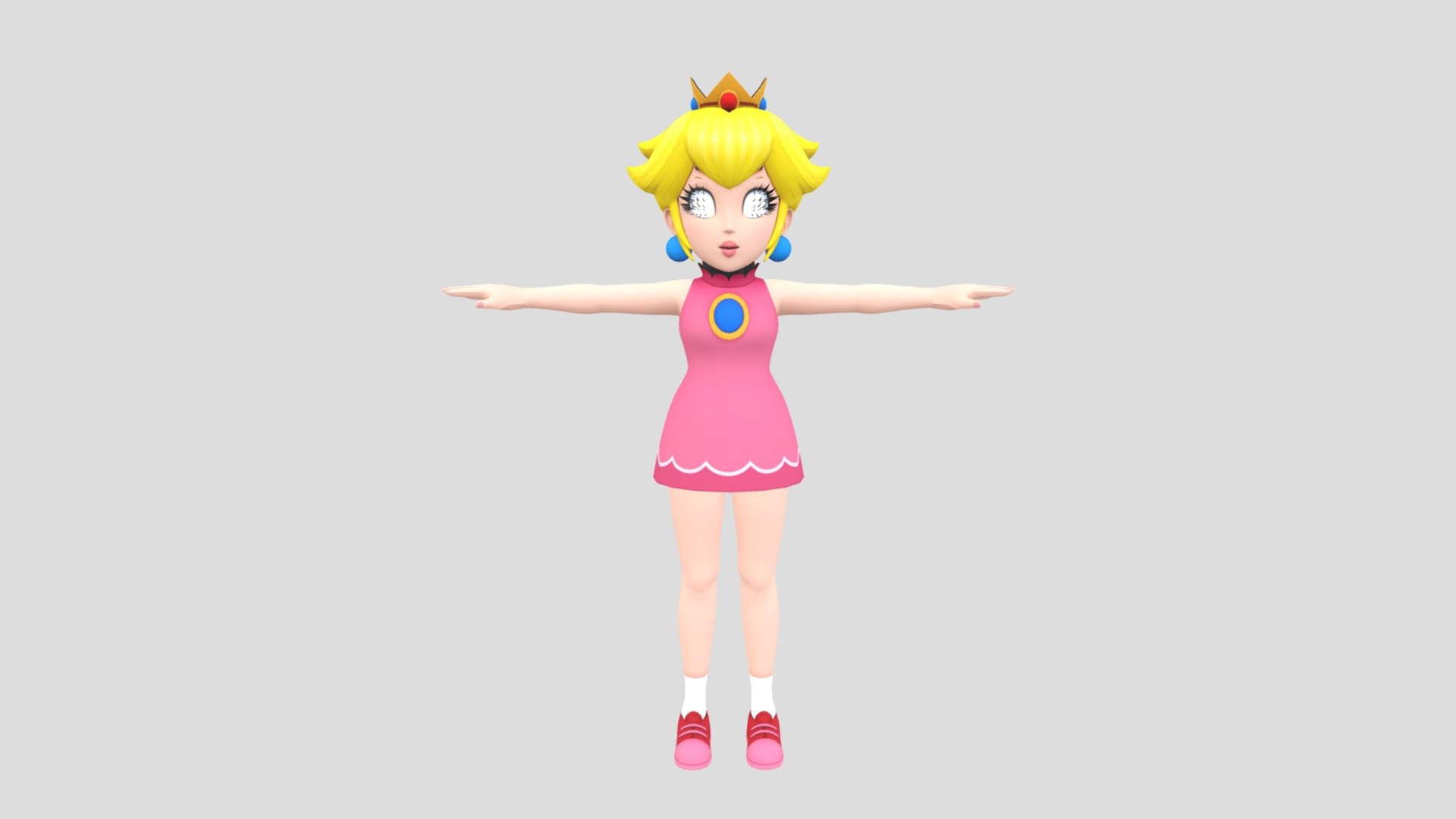 Peach (Mario Tennis: Ultra Smash) - Download Free 3D model by Austin ...