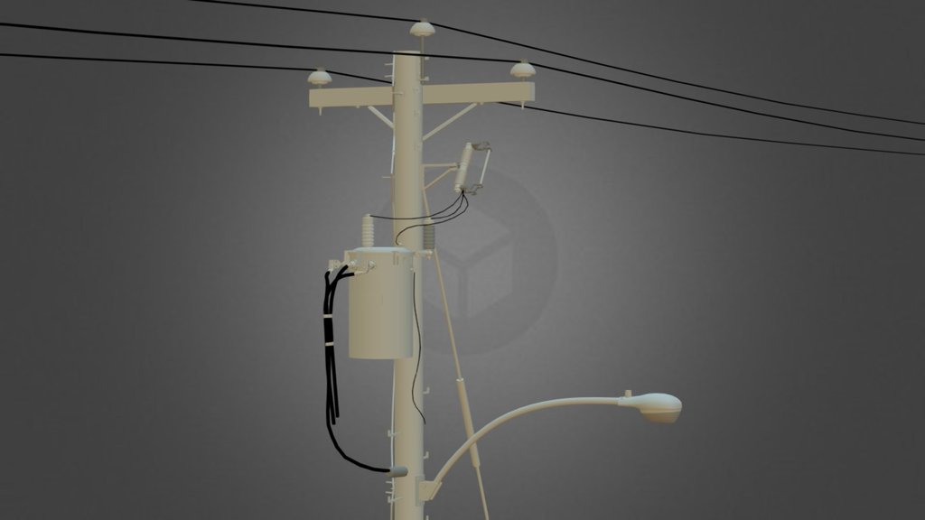 Telephonepost - 3D model by exotyktechno [ec9184a] - Sketchfab
