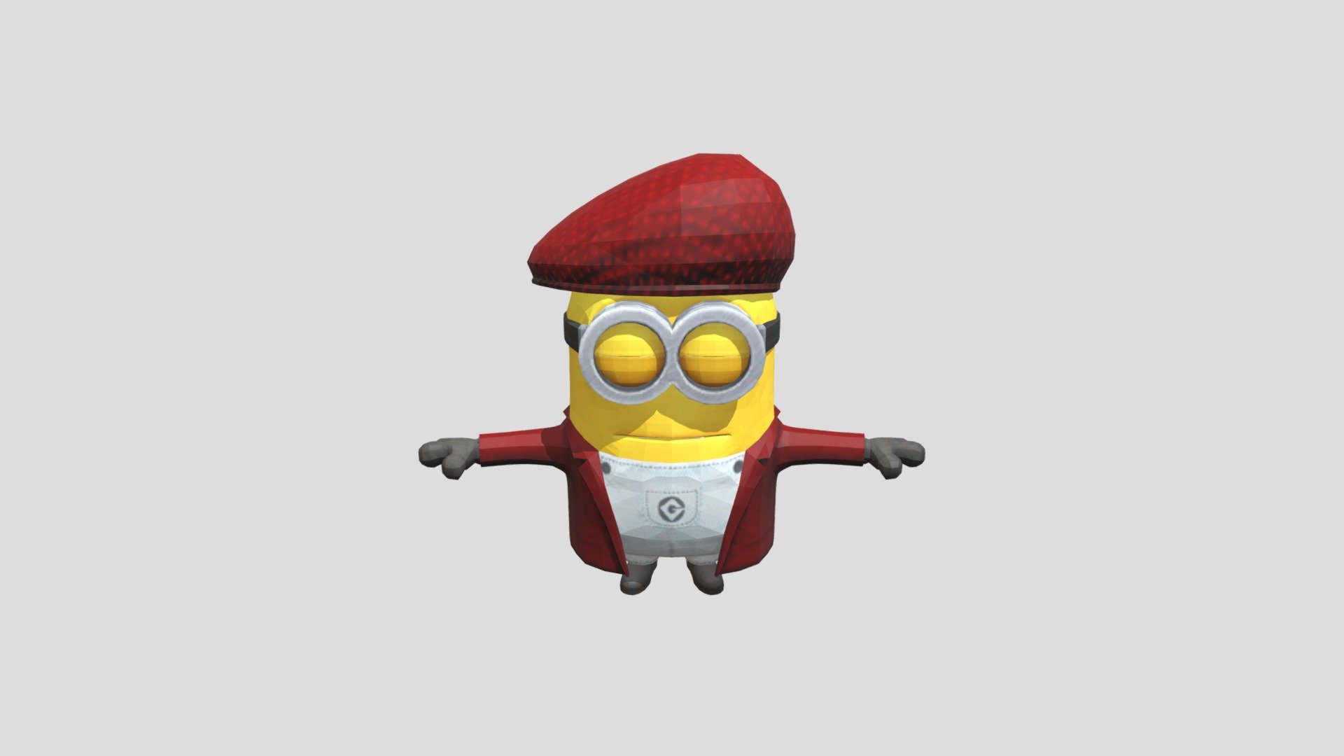 singer_minion - 3D model by minionRush3dguy (@Minionlover56363 ...