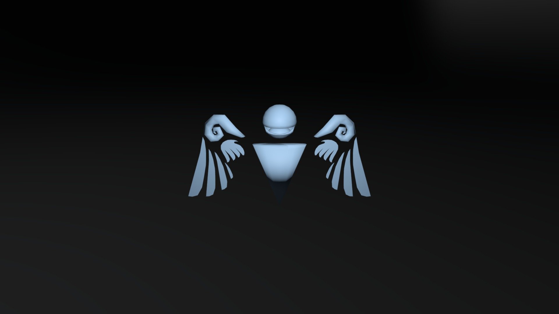 Angel Icon2 - 3D model by illupo [ec94e12] - Sketchfab