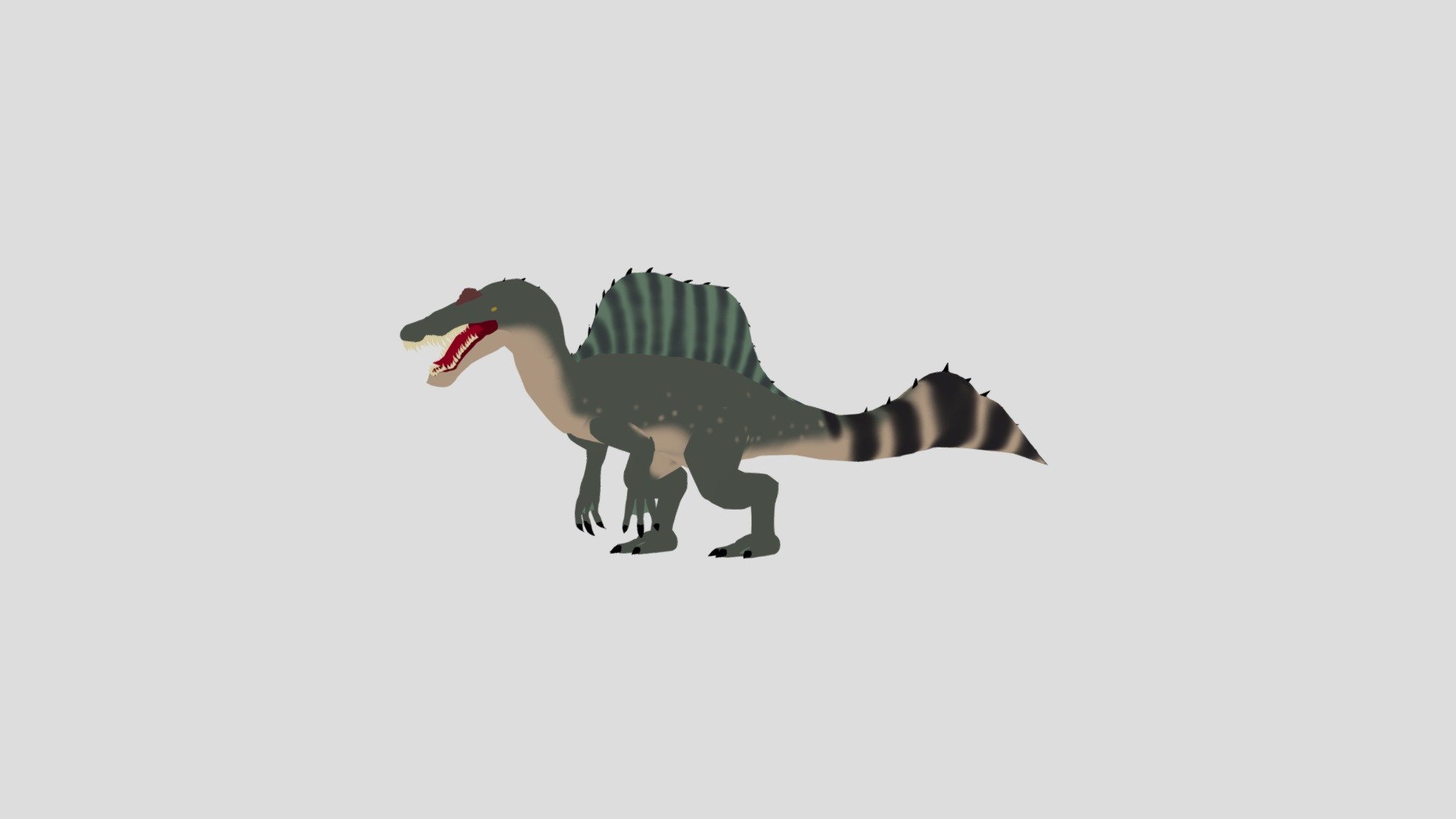 Nguma Monene (Spinosaurus) - Download Free 3D model by NexusSpeedster ...