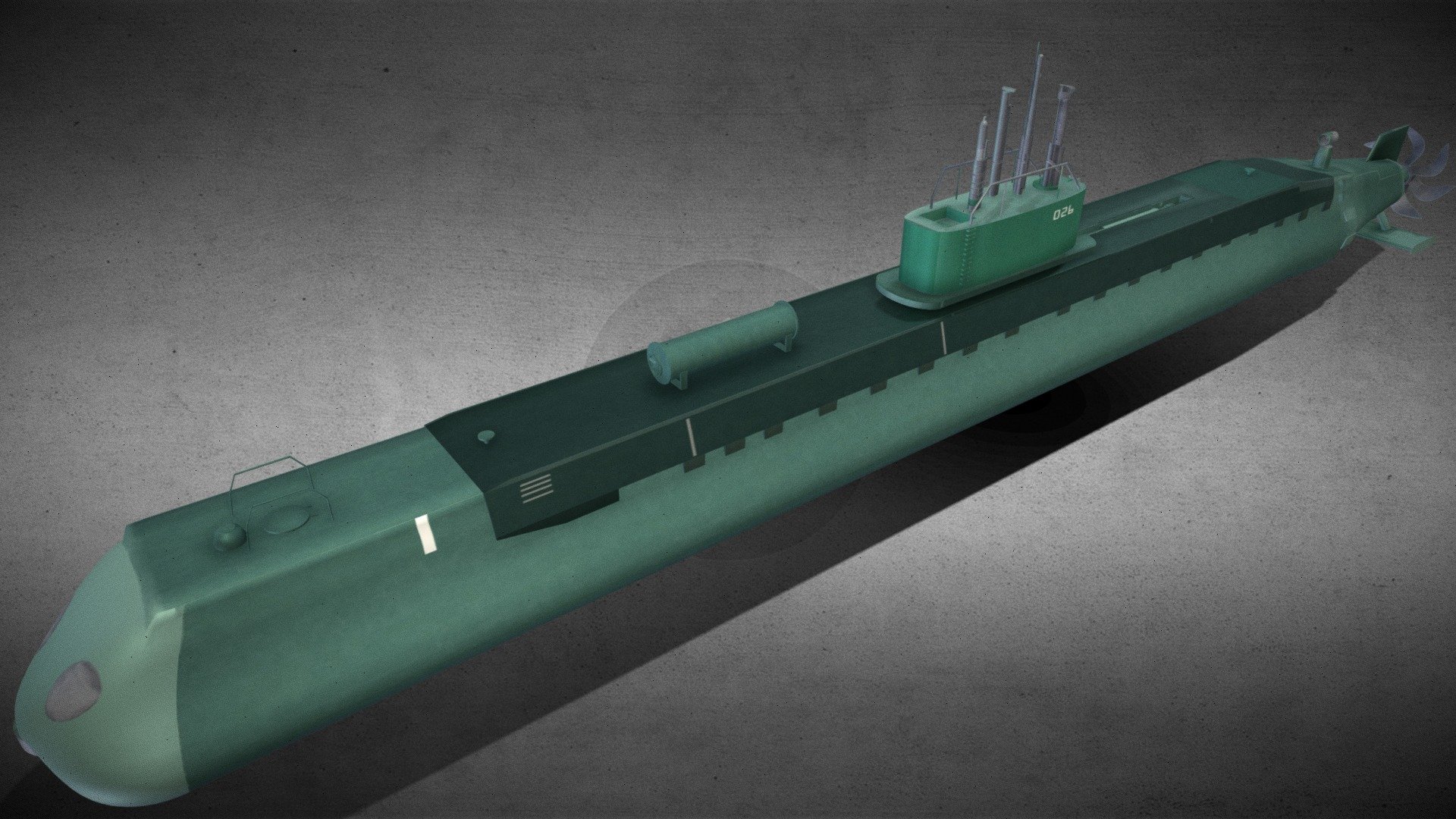 Ghadir Class Midget Submarine - 3D model by KillCaptureDestroy ...