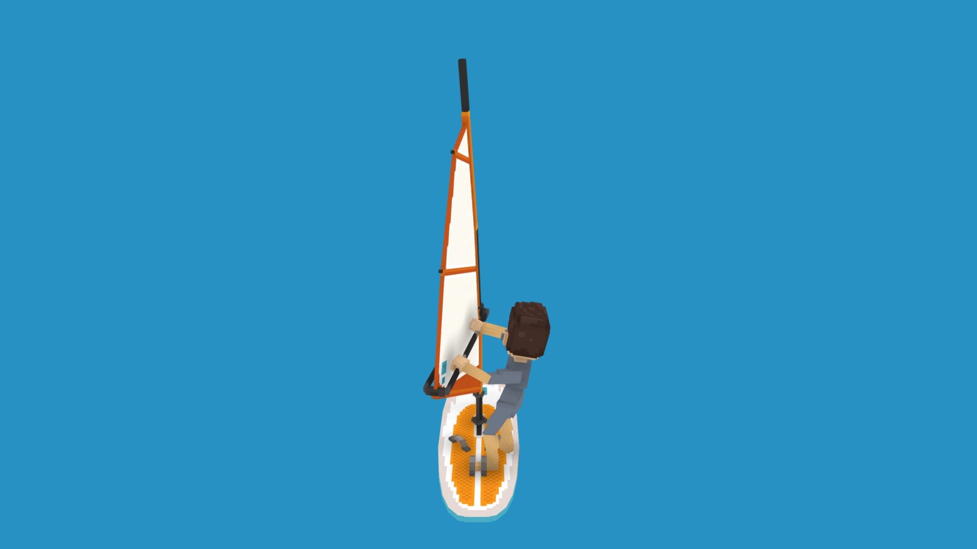 Windsurfer - 3D model by Keppu [ec96ba8] - Sketchfab