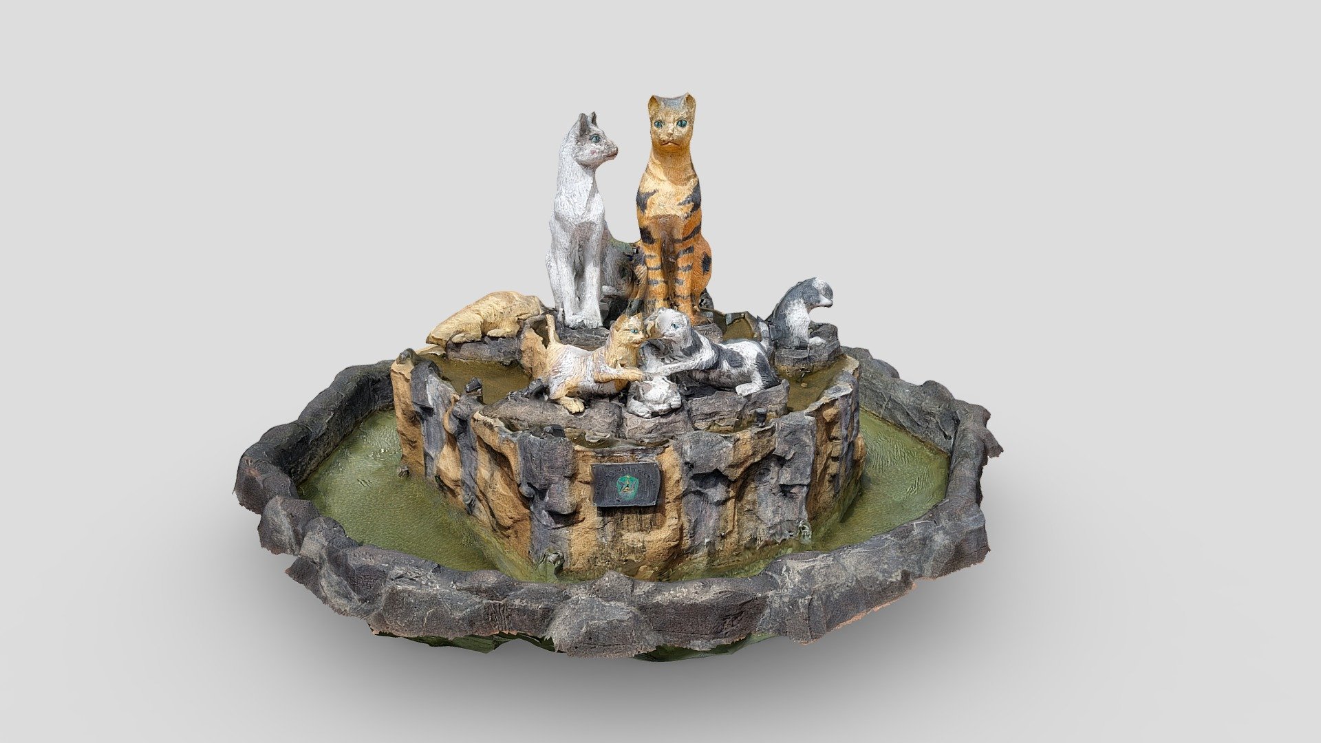 KUCHING CITY CAT MONUMENT STATUE #OSS - Download Free 3D model by JFN ...