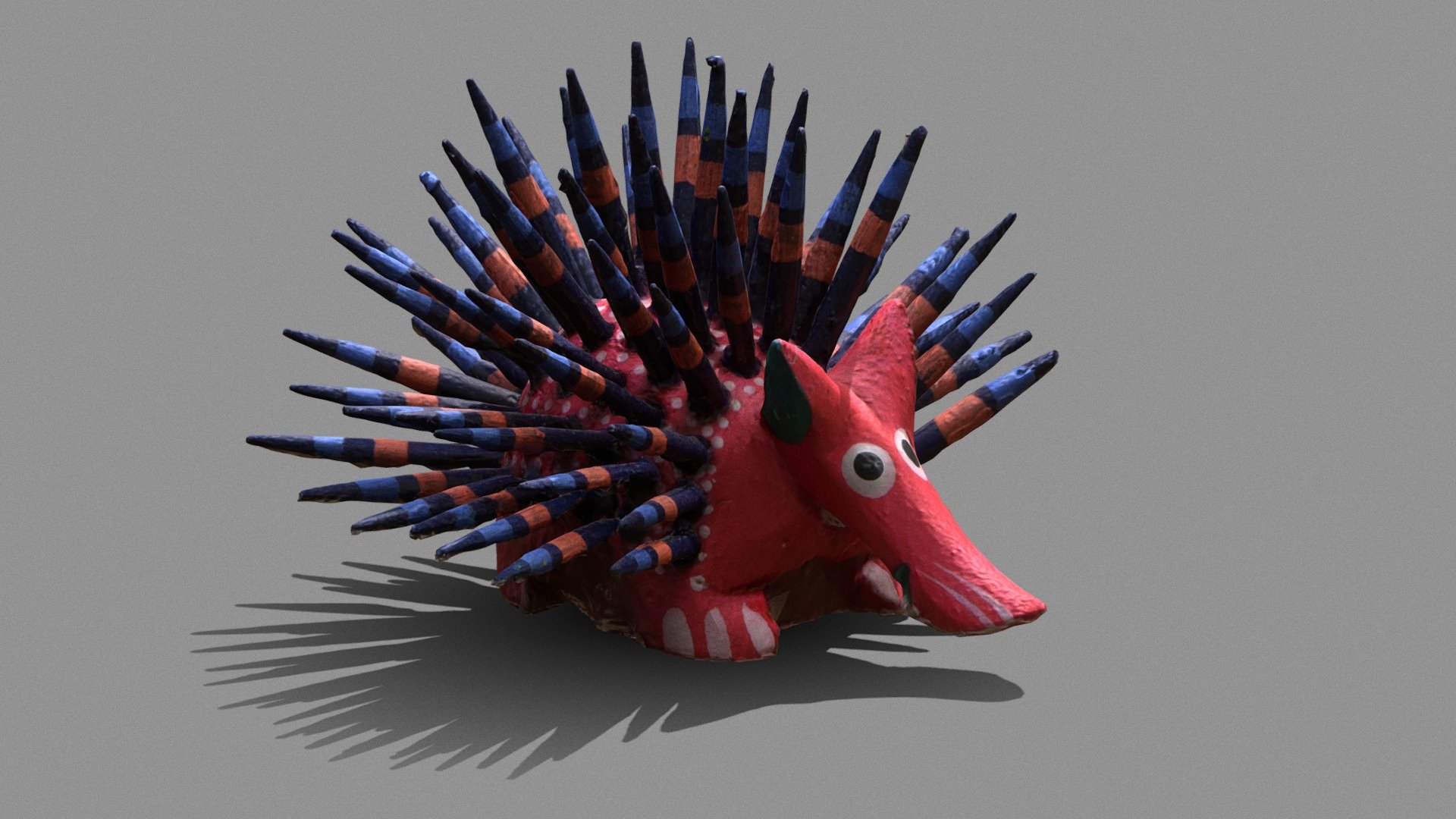 Alebrije Puercospin - 3D model by ErnestoAlvarez [ec97dc4] - Sketchfab