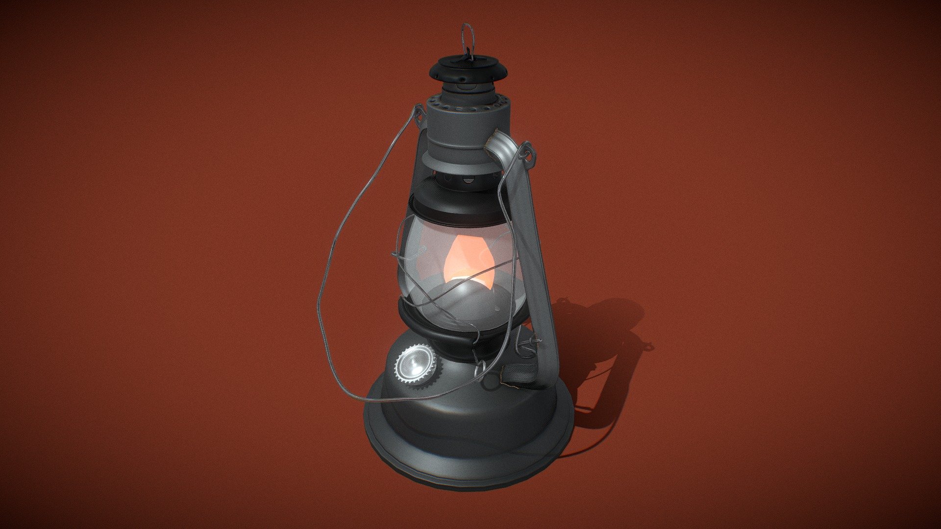 Kerosene Lamp - Download Free 3D model by sc8di [ec9882b] - Sketchfab