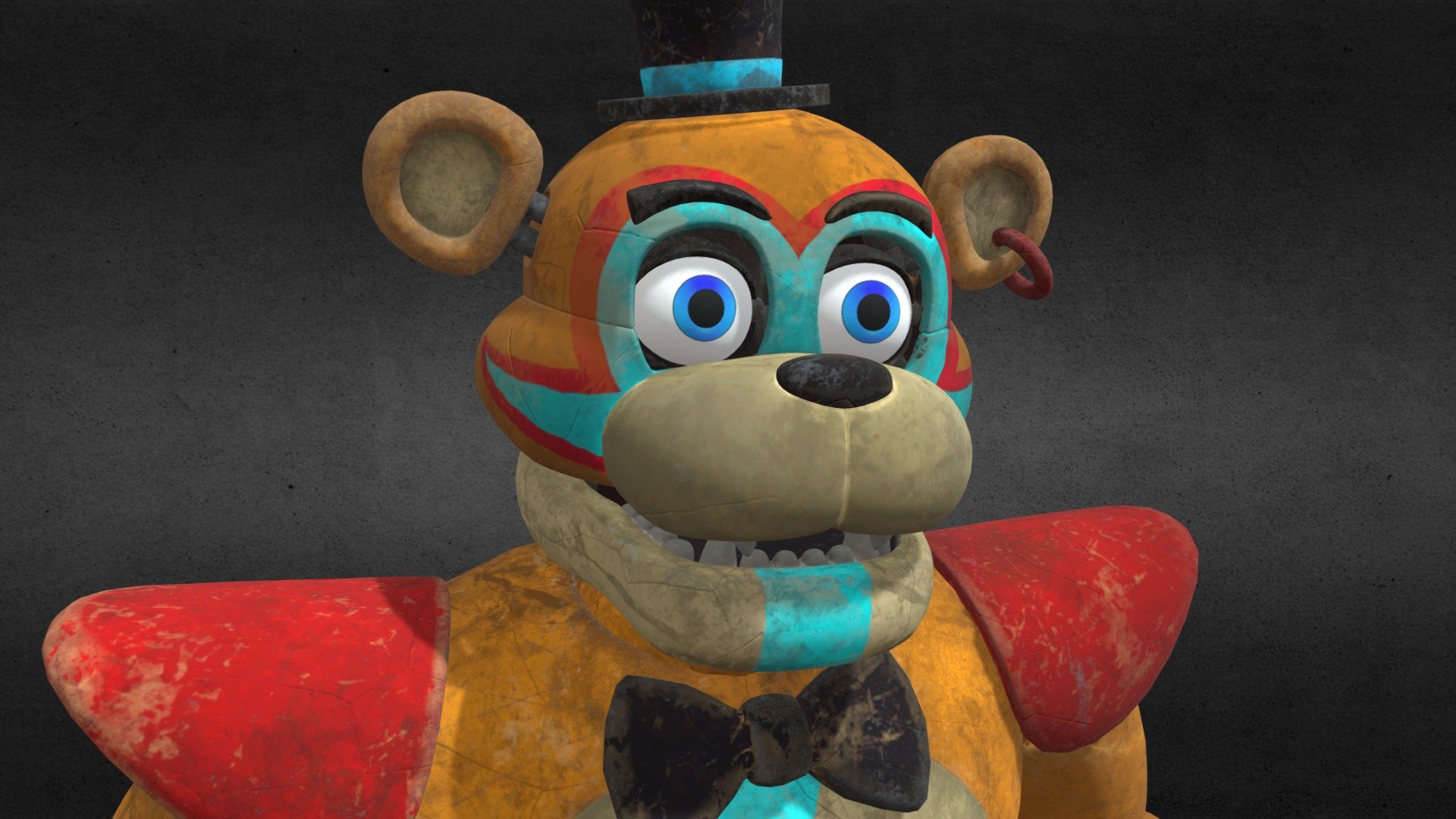 Glamrock - FNAF - Security Breach - Download Free 3D model by ...