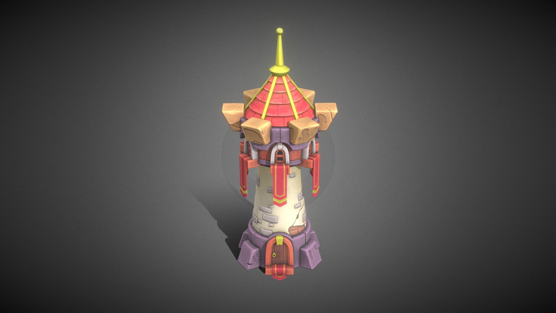 The Tiny Tower - 3D model by Joshua Banas (@JoshuaBanas) [ec998d6 ...