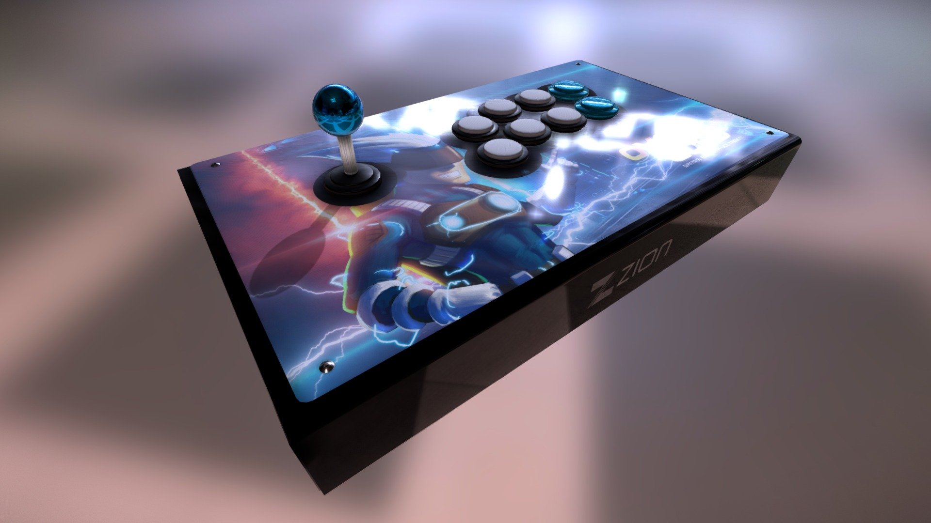 Overload Arcade Stick | ZION - Download Free 3D model by LucasDesignex ...