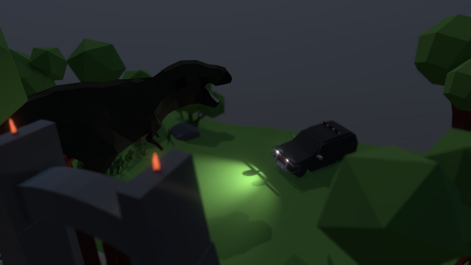 Jurassic park - Download Free 3D model by bast.lheureux [ec9c64e ...