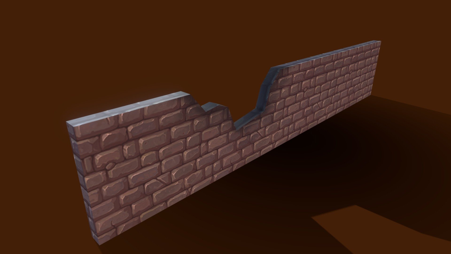 Broken wall - 3D model by iLoveYourFace [ec9ed3f] - Sketchfab