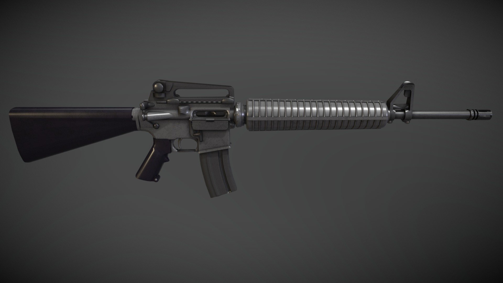 M16 - 3D model by TessaraOxygen (@19vladis97) [eca02f3] - Sketchfab
