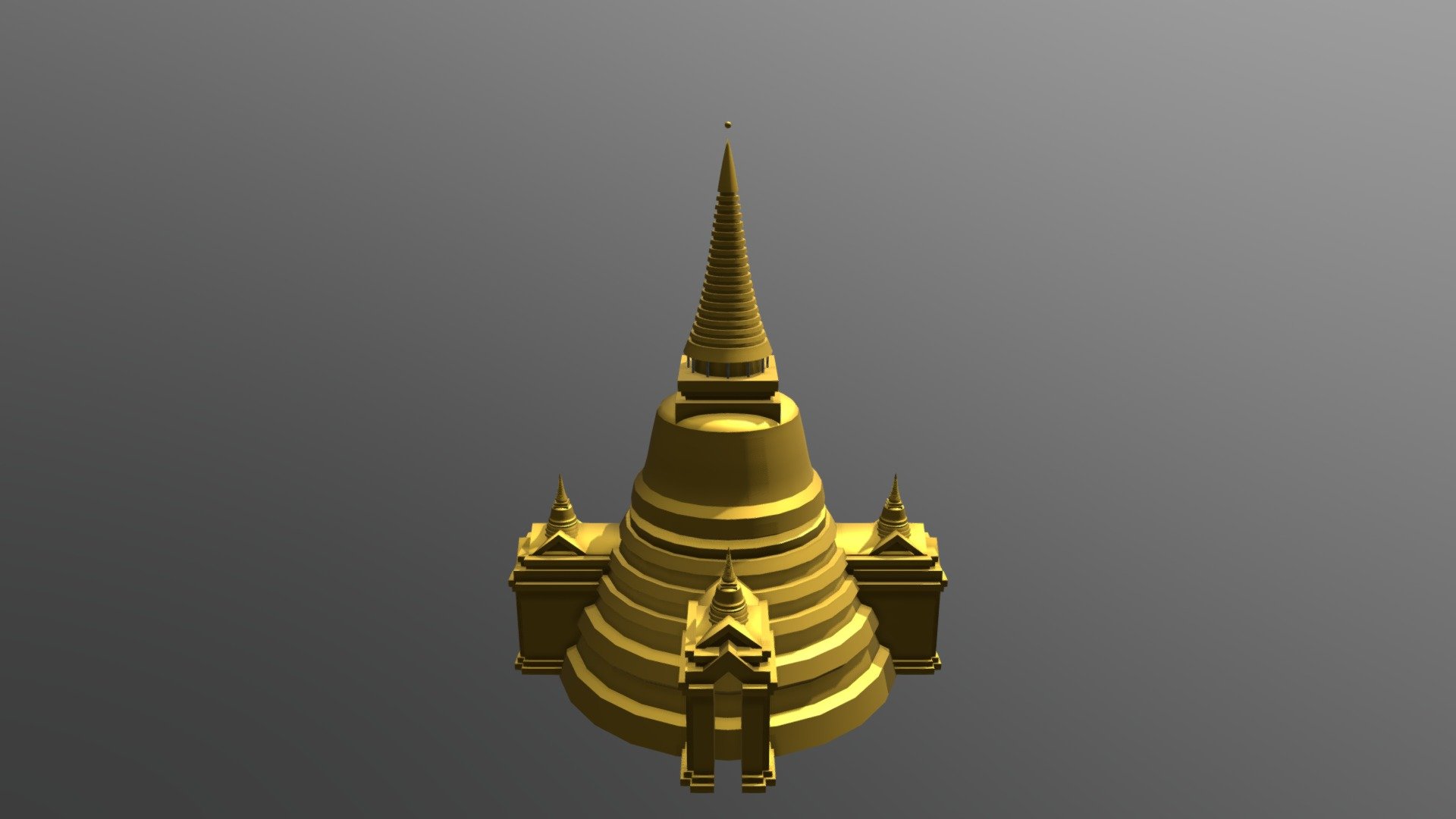 Thai Temple3D - 3D model by Minato (@minato.04) [eca0380] - Sketchfab