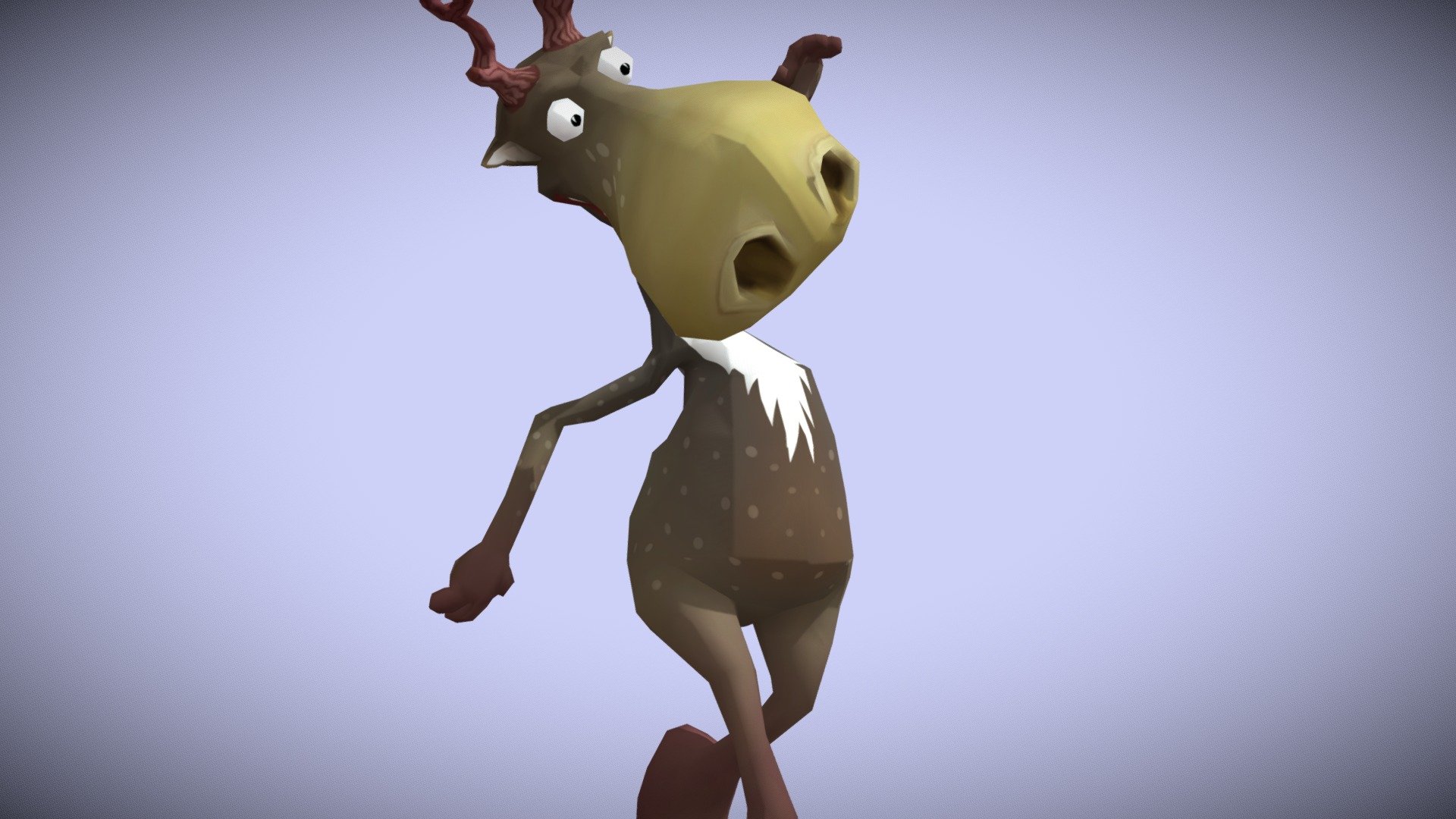 3DRT - Crazy Deer - 03 - dance loops - 3D model by 3DRT.com [eca12e2 ...