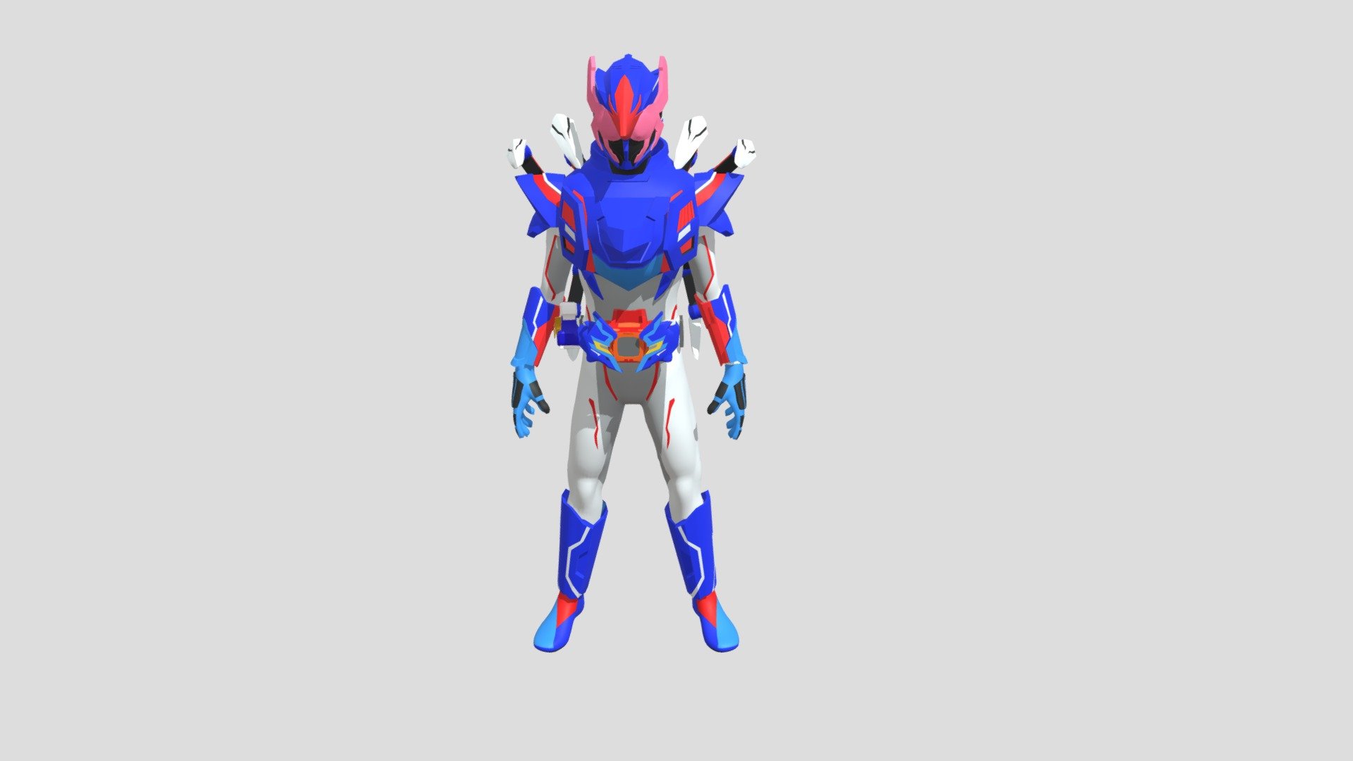 Kamen Rider destream 3d - 3D model by Hendri Susanto (@Hendrisusanto ...