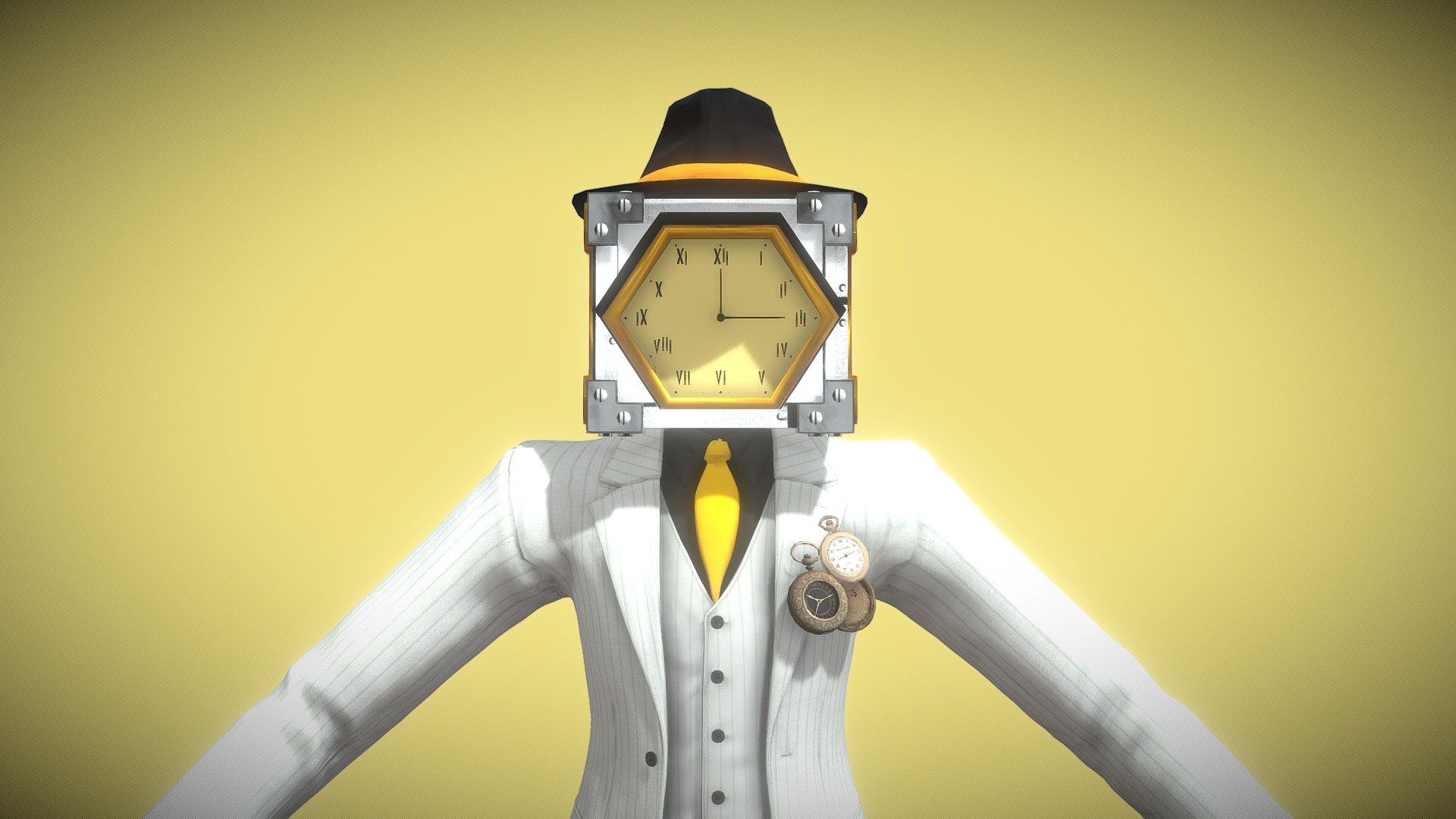 Elite Clockman - 3D model by Wing (@Wing12_) [eca77e5] - Sketchfab