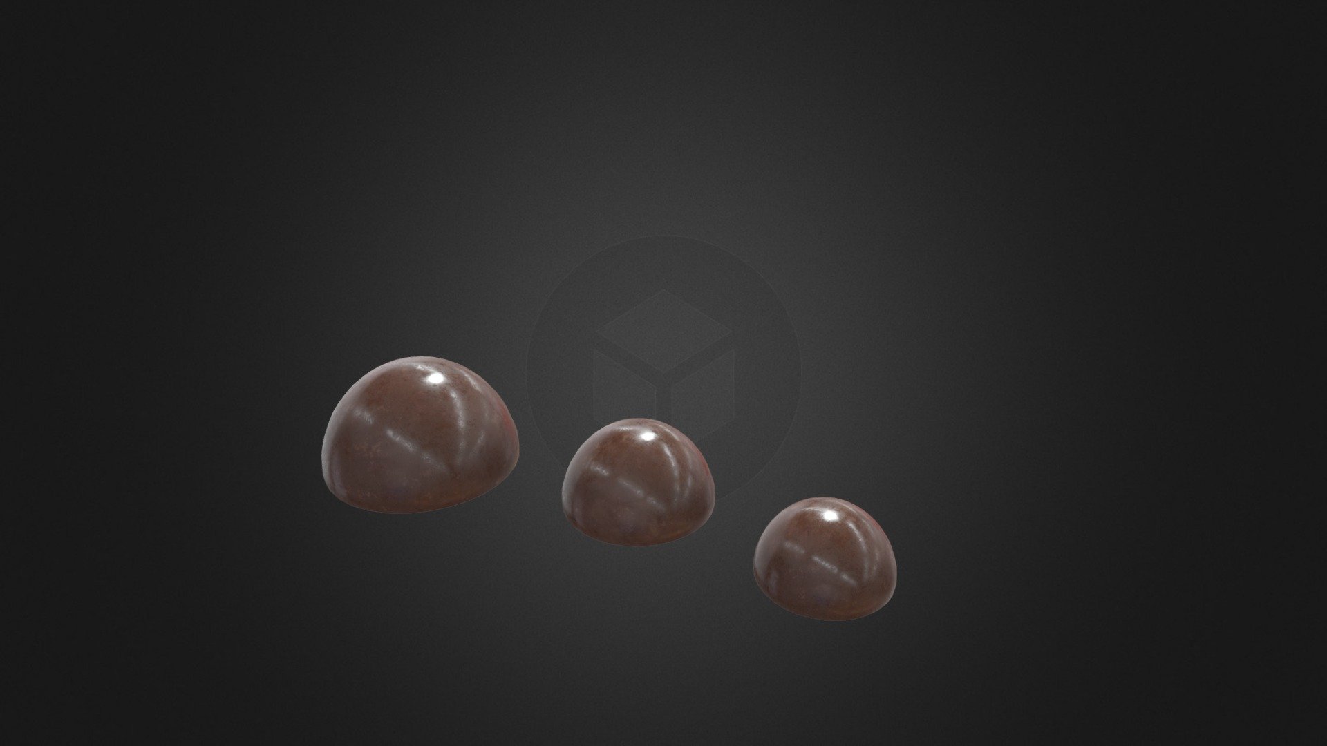 Chocolate Mound pieces - 3D model by Lisette Rosa (@ldrosa) [eca829e ...