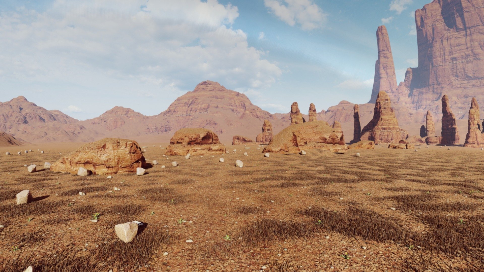 HDRI - SKY BOX 8K - SUNNY NOON DESERT VIEW - Buy Royalty Free 3D model ...