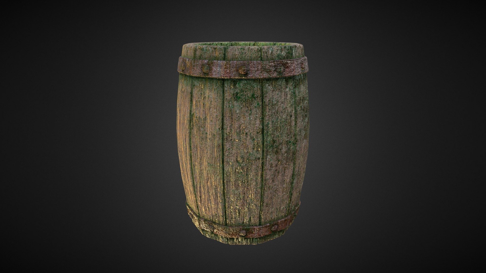 Medeival Wooden Barrel Asset - Download Free 3D model by polygon_hyena ...