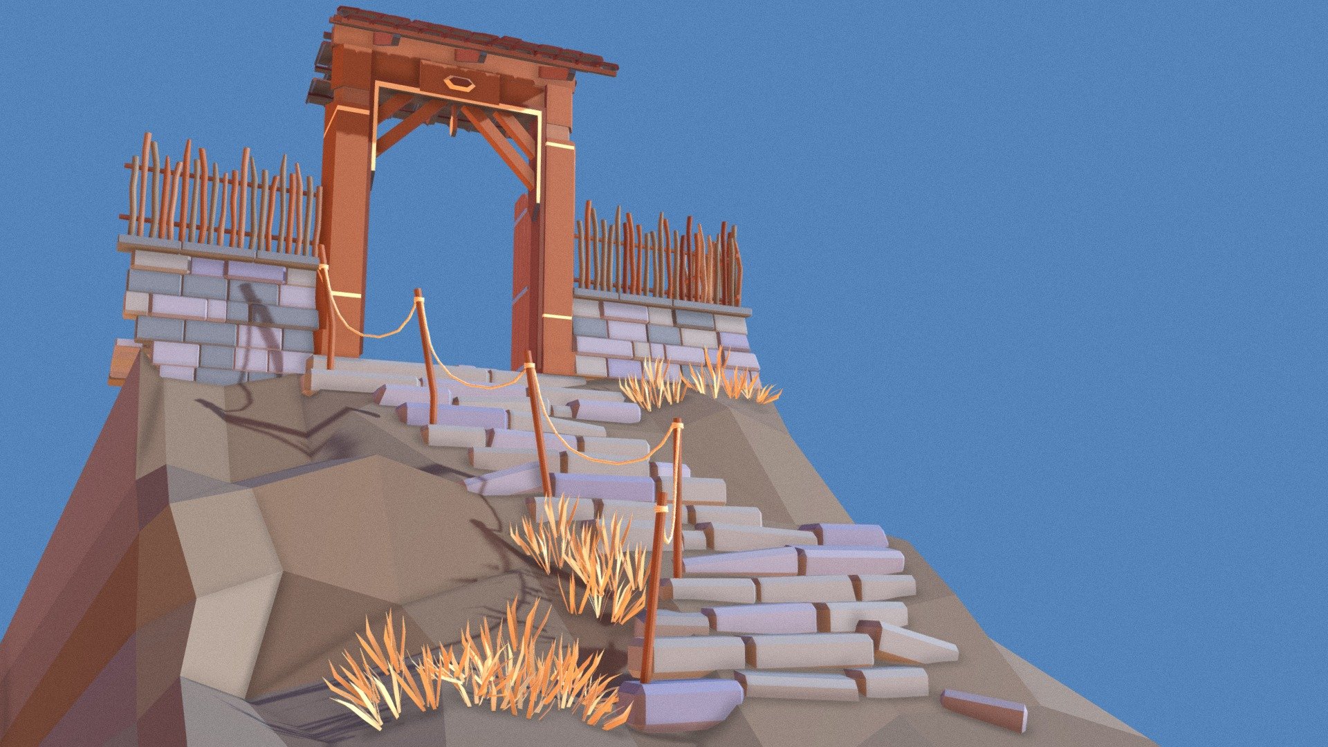 Gate Scene - Download Free 3D model by anastasiaremezova [ecaa04e ...