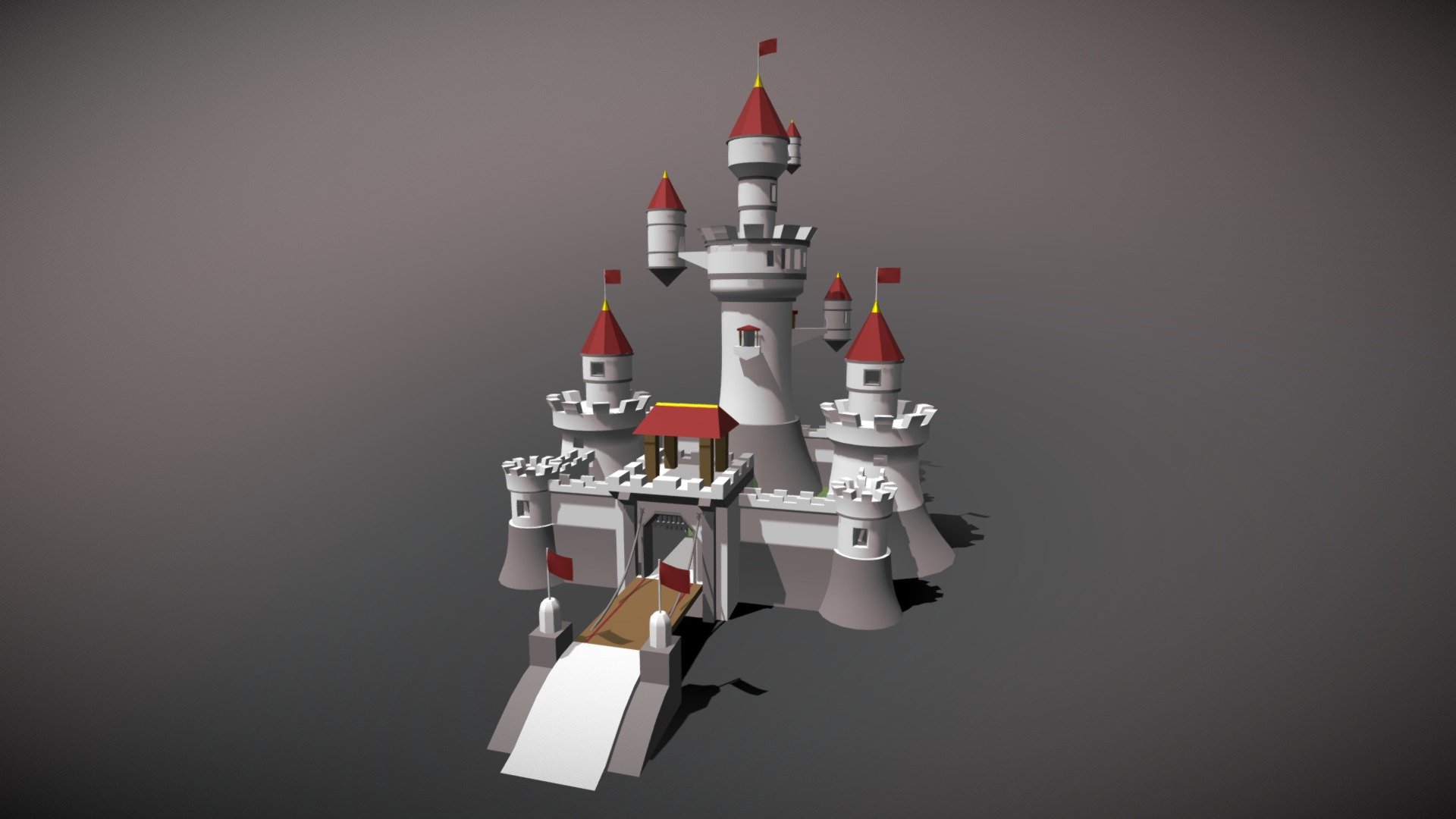 My First Castle - 3D model by jakebarrett [ecaa695] - Sketchfab