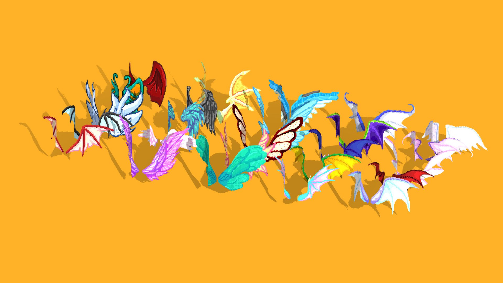 PixelMine | Animated Wings - 3D model by PixelMine [ecaa9df] - Sketchfab