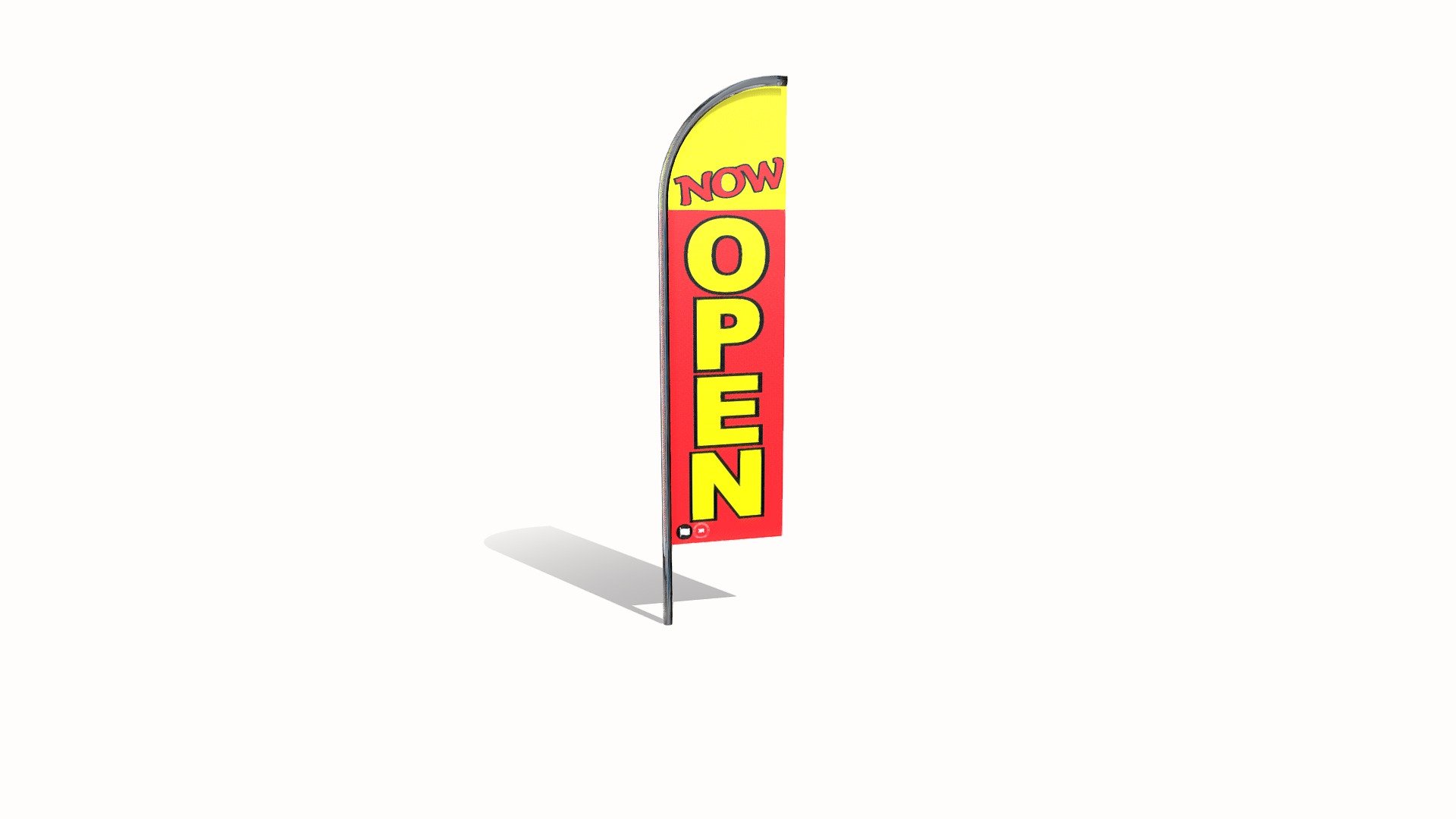 Flag Retail Open Now ! - 3D model by World Flags (@worldflags) [ecac332 ...