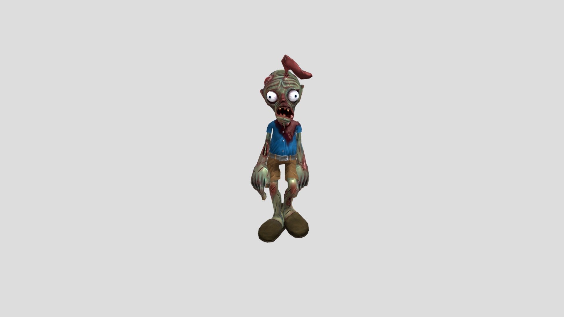 Zombie Mremireh Walk In Circle - Download Free 3D model by ...