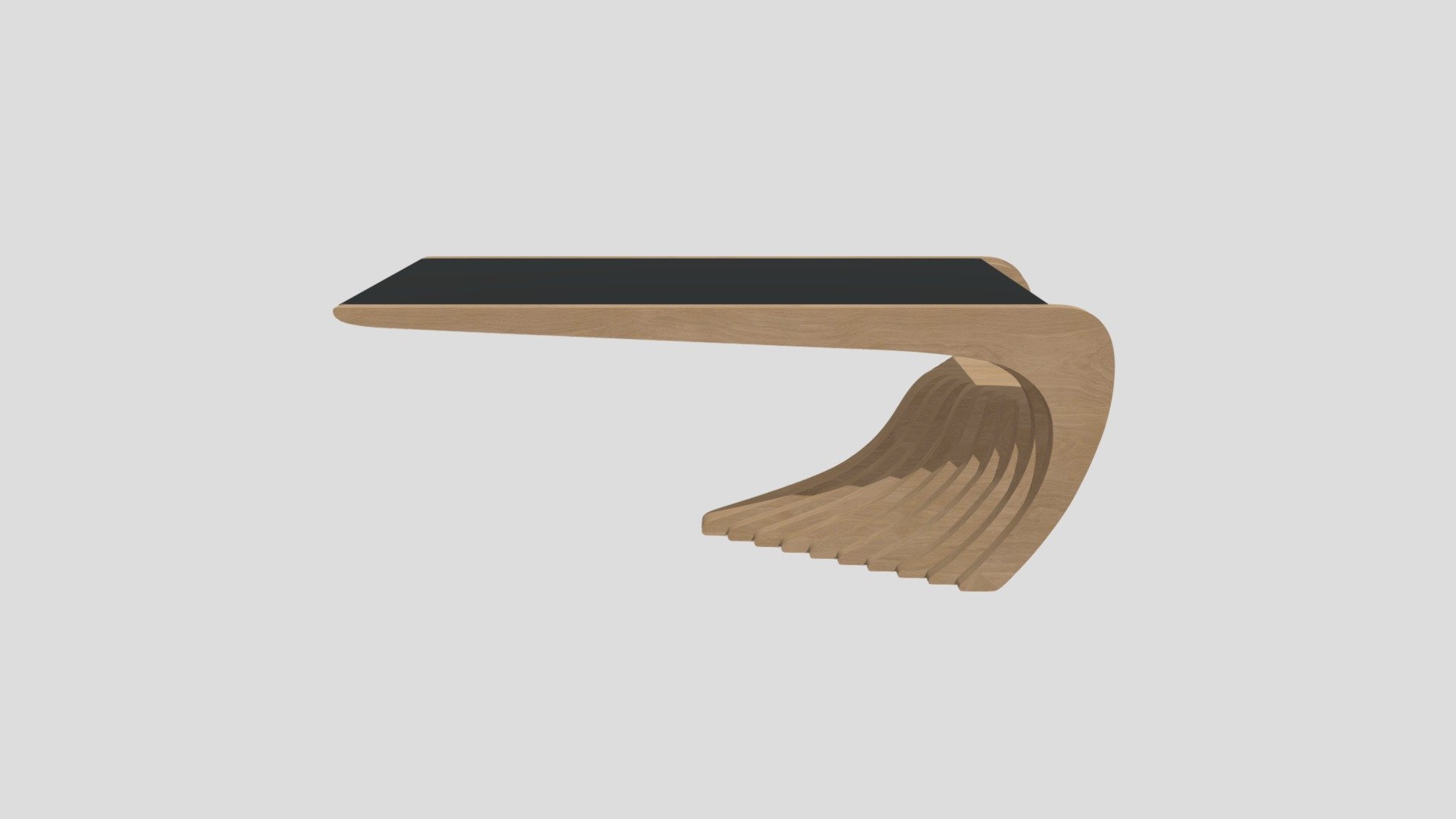 Woodbang Lucid parametric coffee table / Oak - 3D model by woodbang ...