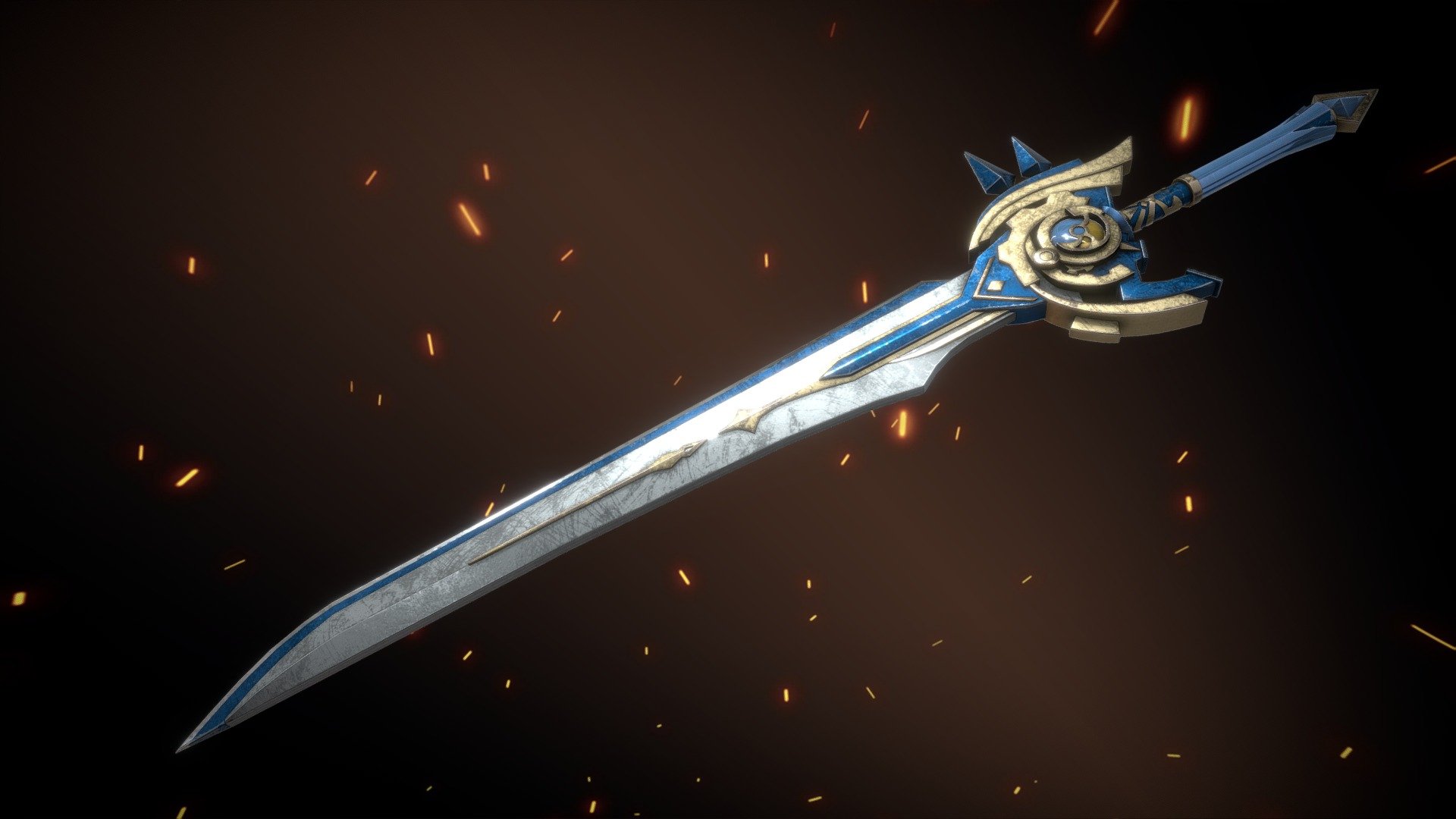 Iron Sting Sword Free - Download Free 3D model by Art_workshop [ecad4e8] - Sketchfab