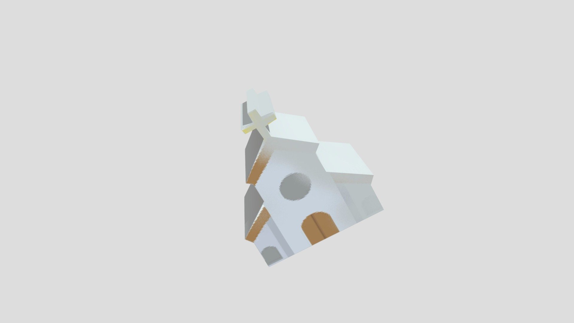 Gereja Kristen - 3D model by nadiautami2118 [ecadd77] - Sketchfab