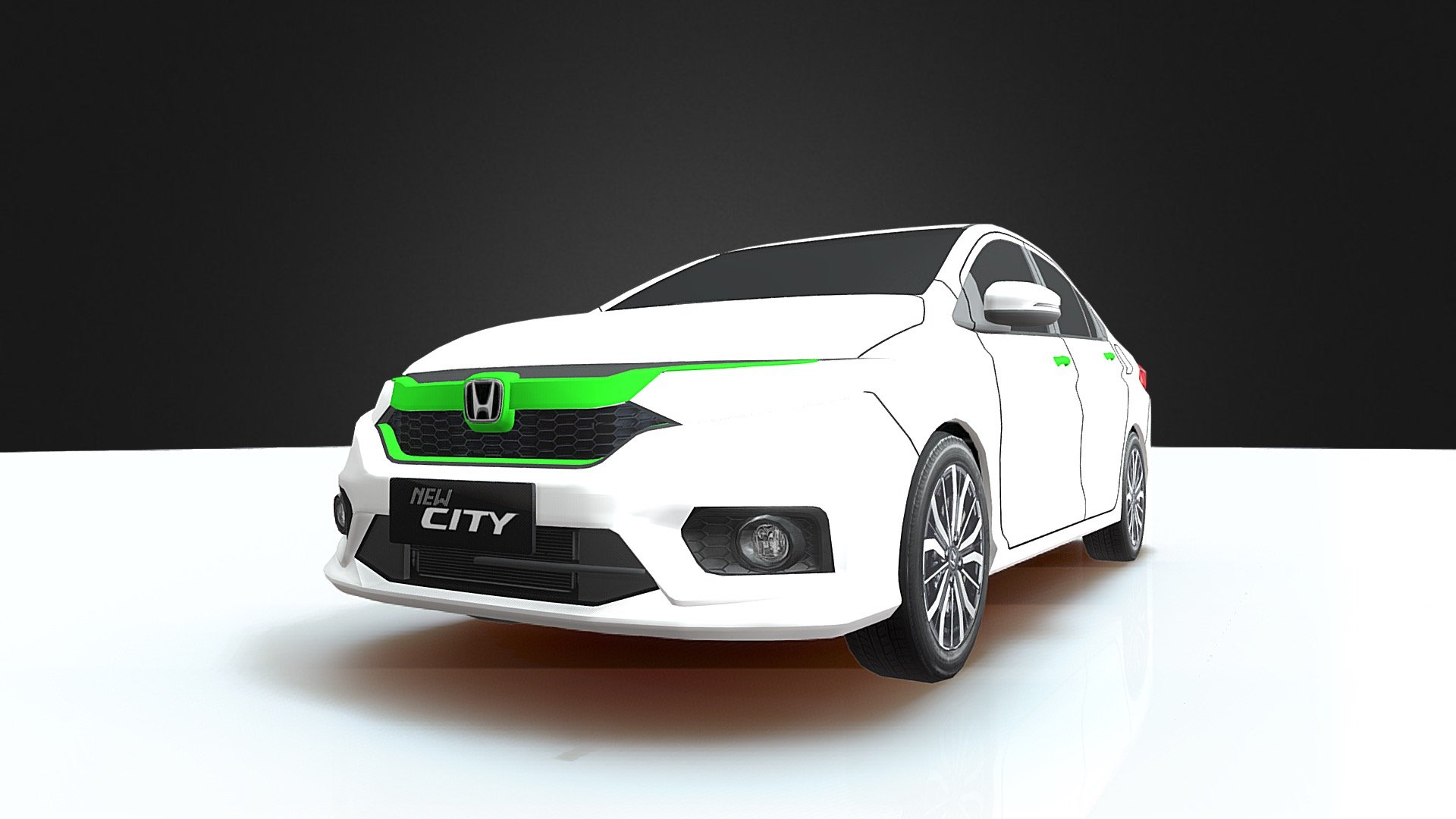 honda-city-2017 - 3D model by aw230051 [ecaeb1c] - Sketchfab