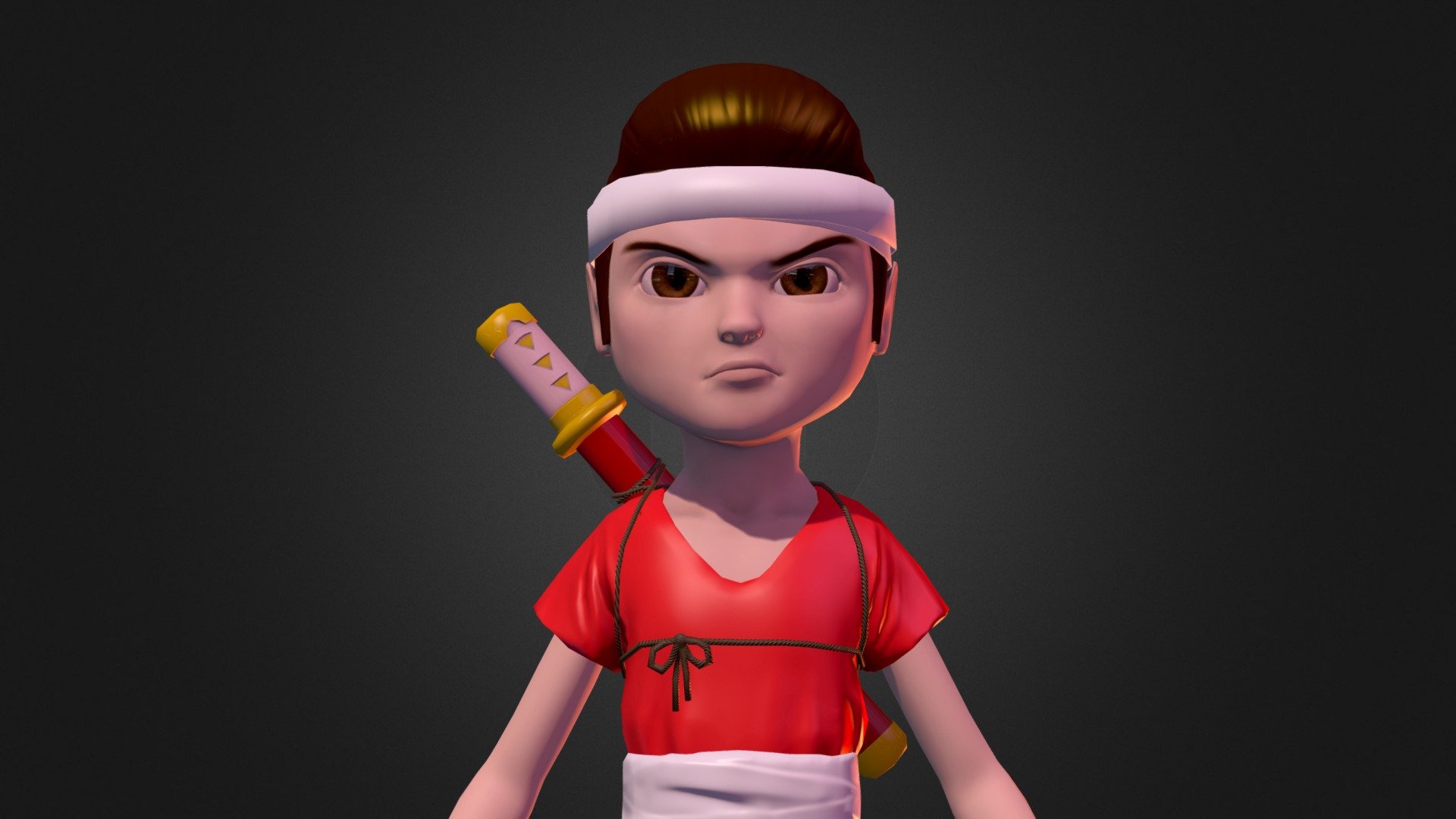 Ataru the ninja - 3D model by danielperezdominguez [ecaface] - Sketchfab