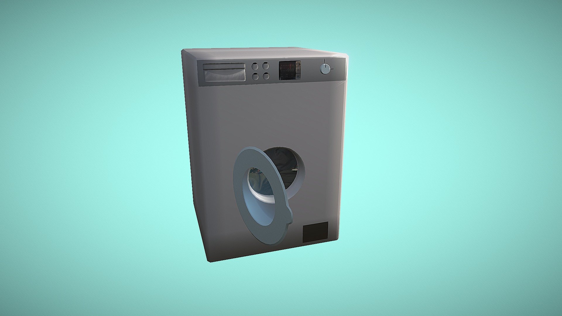 Washing machine - 3D model by SergioSanvi [ecb1ffa] - Sketchfab