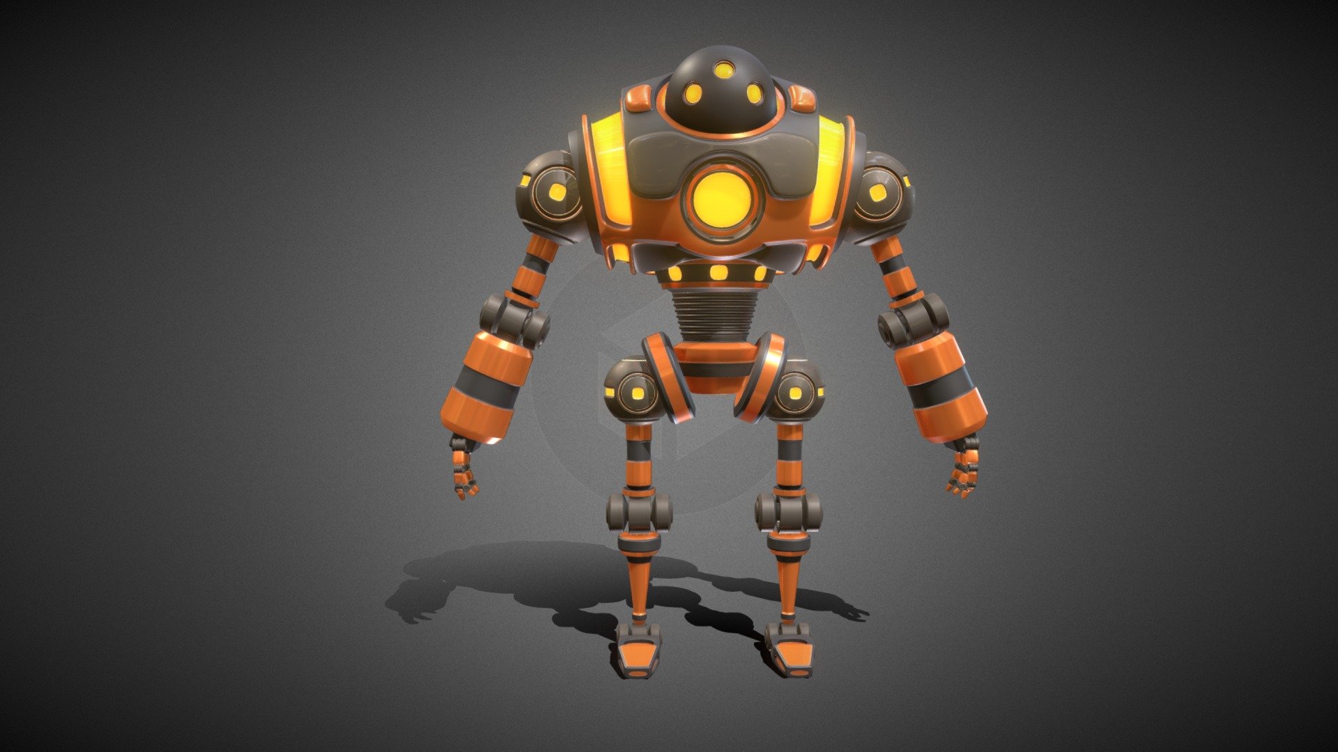 Mecha-bot RZ-90 - 3D model by Rishav Gupta (@Rishav_Gupta) [ecb3805 ...