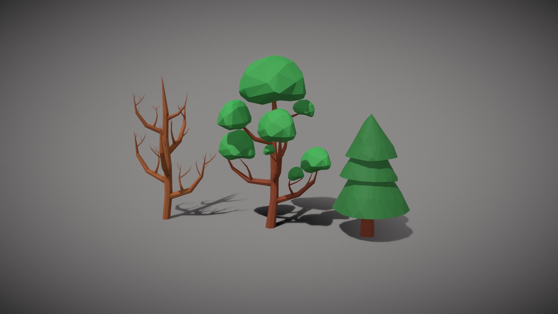 Low Poly Tree, Cristmas tree - Game Ready - Buy Royalty Free 3D model ...