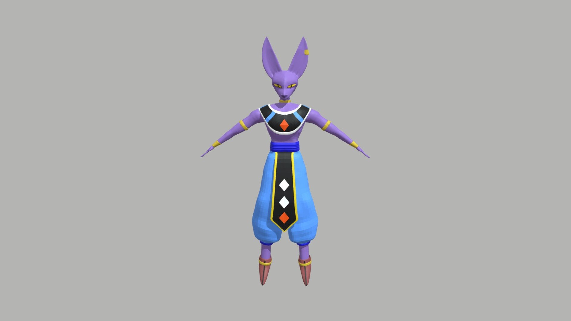 Beerus The Lord of Destruction - Download Free 3D model by BenAissa ...