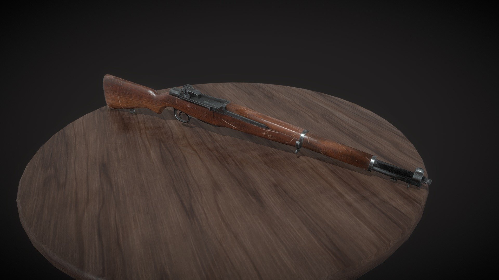 M1 Garand Rifle - 3D model by Alegua3D [ecb6721] - Sketchfab