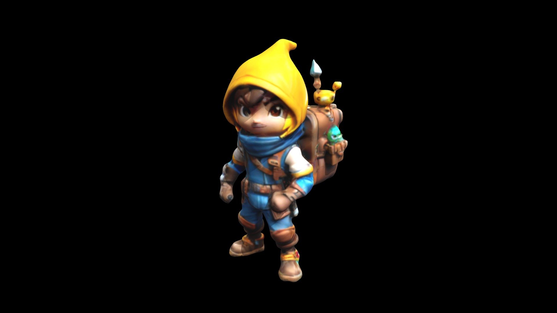 Anime character - Download Free 3D model by klrxyz [ecb6a61] - Sketchfab