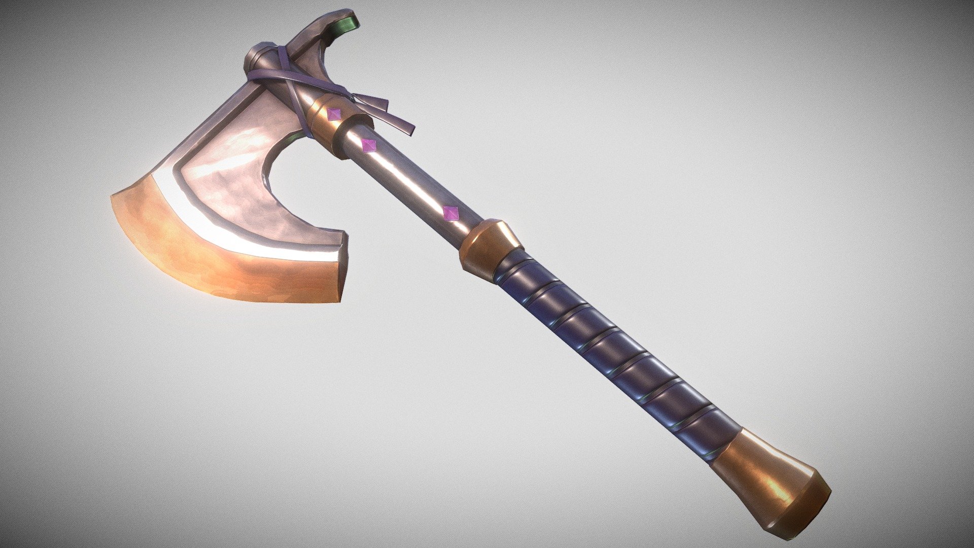 One Handed Axe_25 - 3D model by Frostone [ecb86ef] - Sketchfab