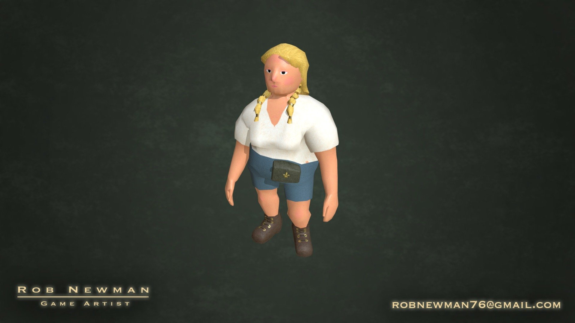 Chef Erika (Idle Pose) - Download Free 3D model by robnewman76 [ecb908d ...