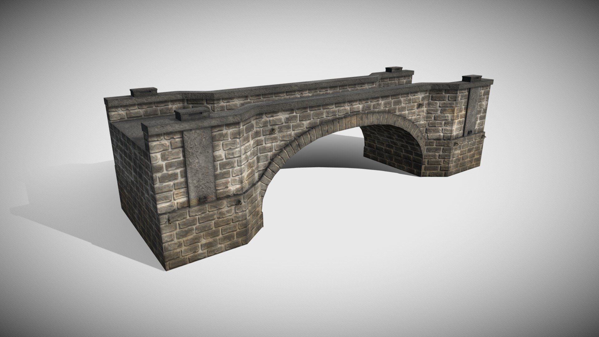 Old stone bridge - Buy Royalty Free 3D model by el_cerilla [ecba230 ...
