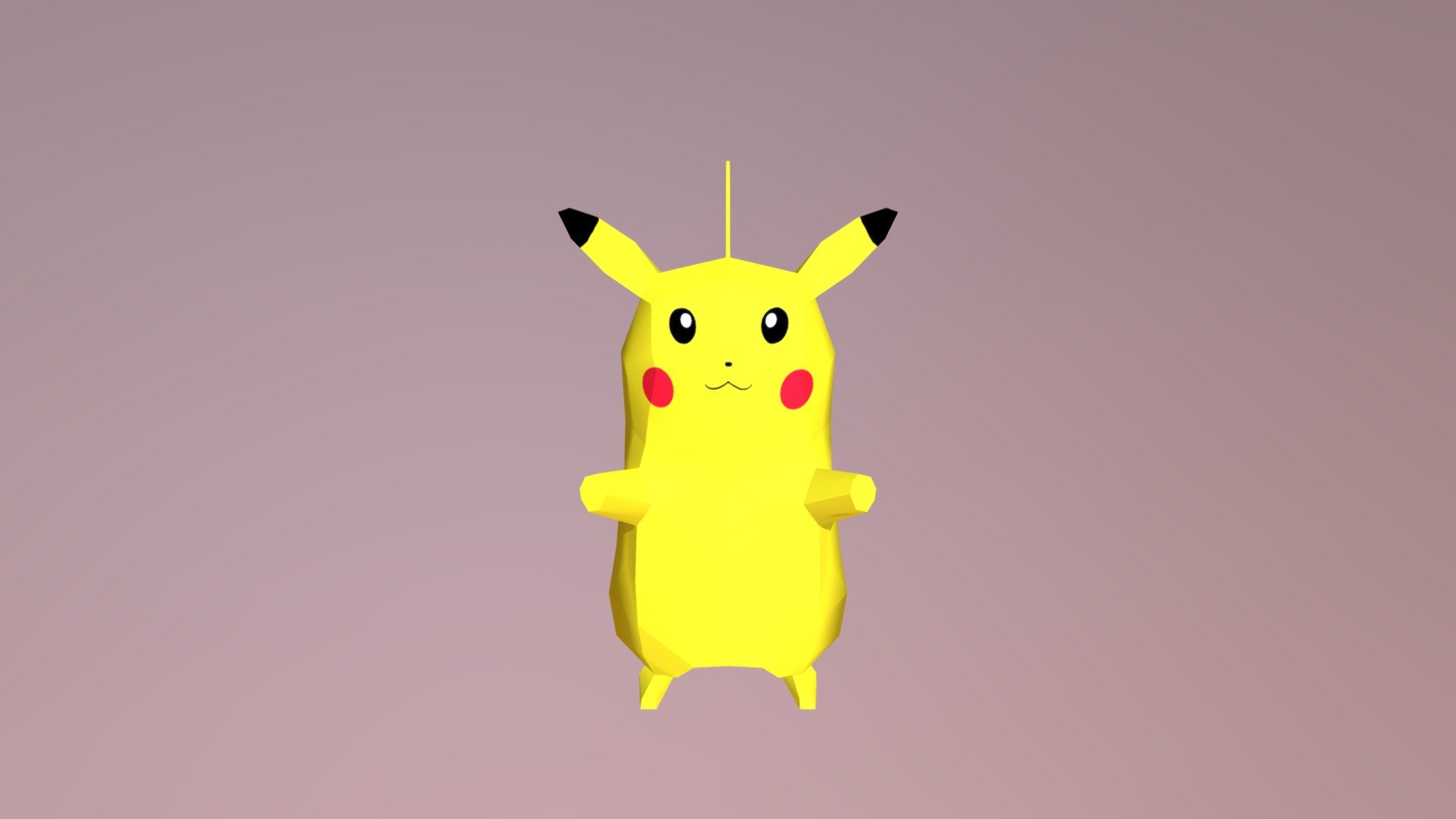 Pikachu - 3D model by Verrandy [ecbb2ff] - Sketchfab