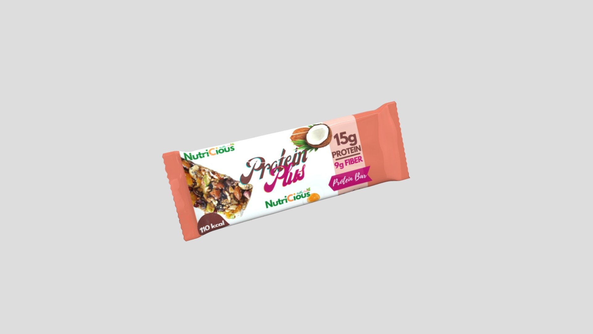 Protien_Bar_with_Coconut - 3D model by wannawongworachataj [ecbb87c ...