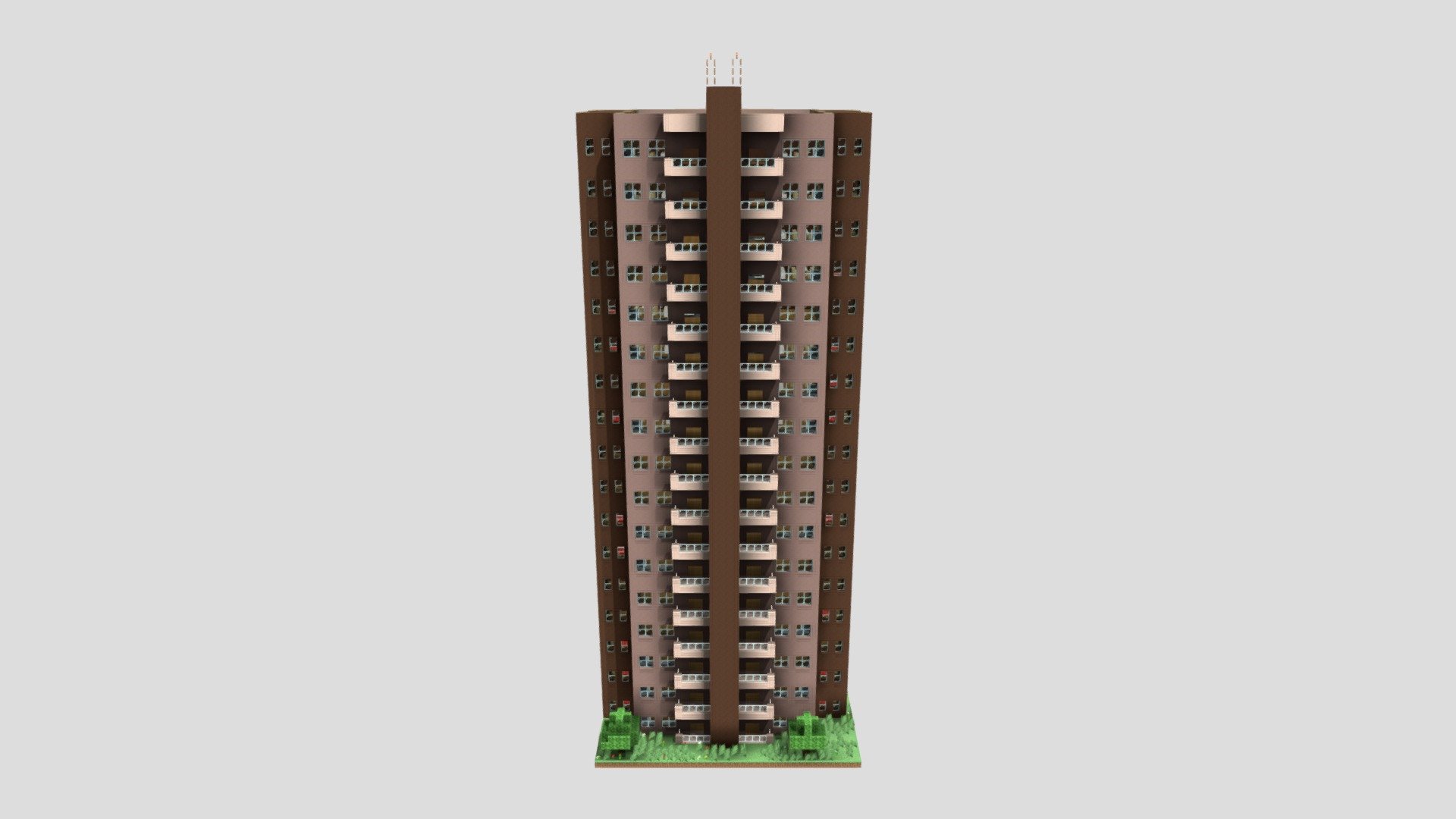 high-rise-building - Download Free 3D model by madexc [ecbccc5] - Sketchfab