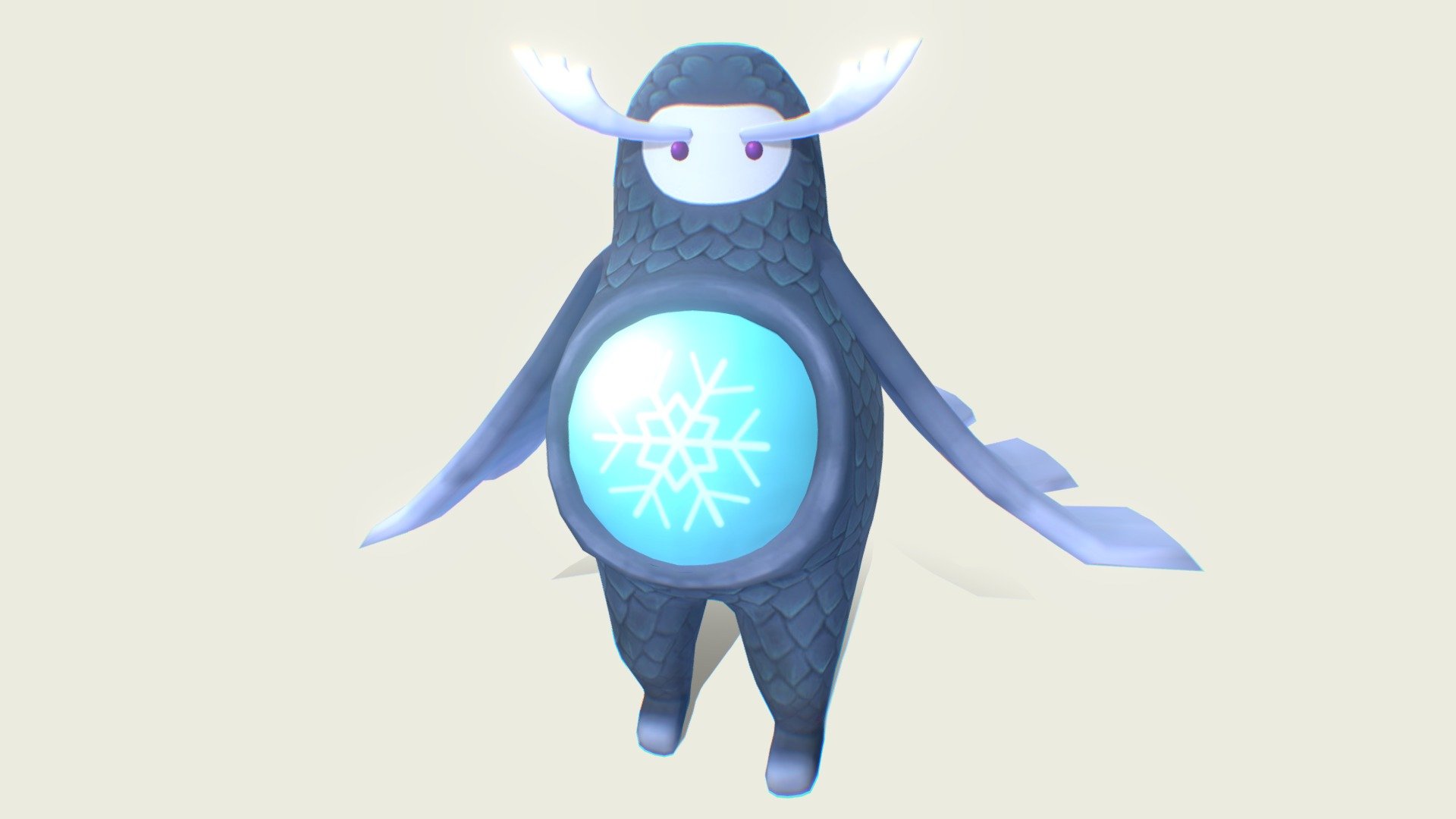 Ice monster - 3D model by Alda Campeny (@AlStone) [ecbd3f9] - Sketchfab
